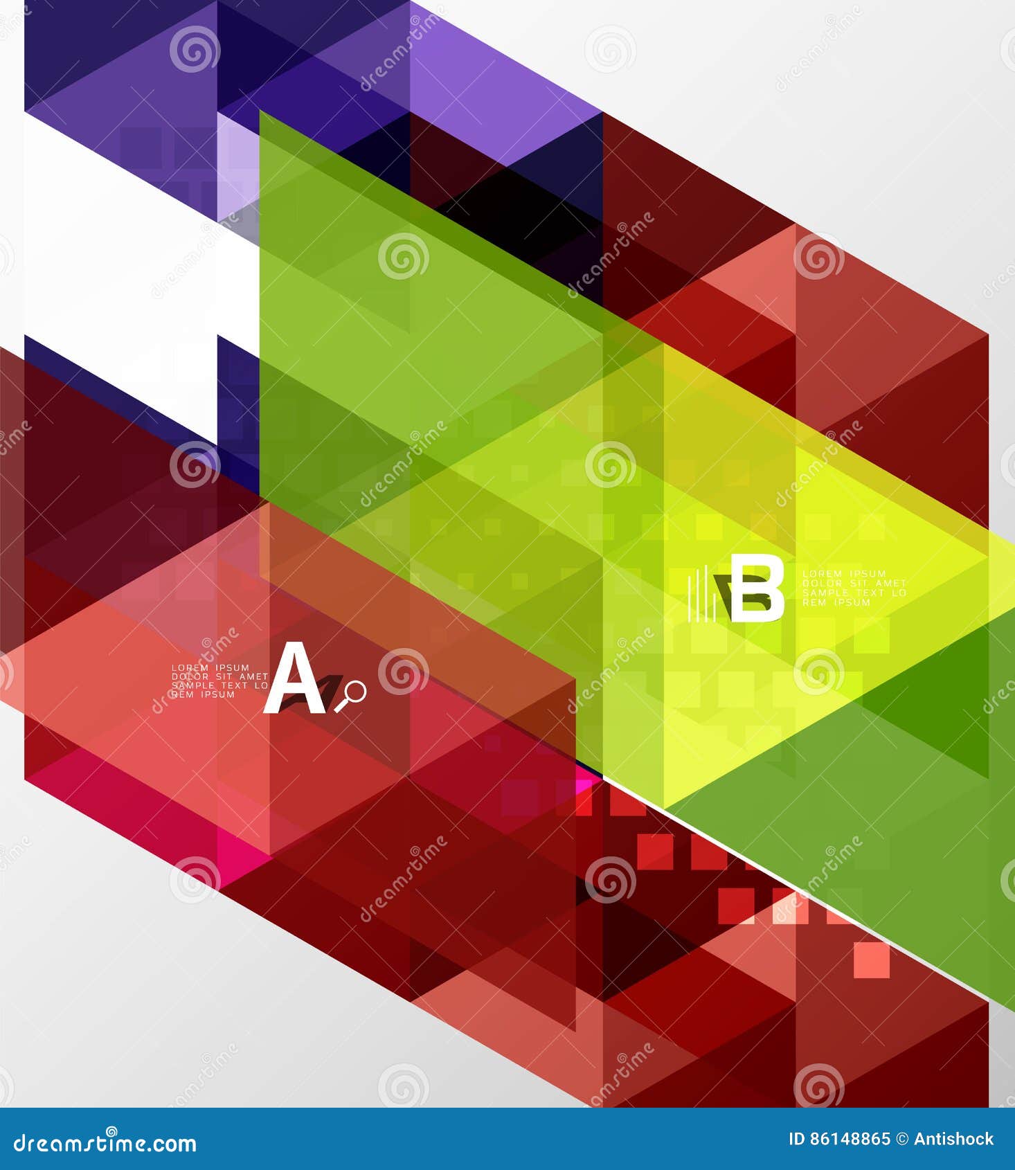 Vector Minimalistic Triangle Design Stock Vector - Illustration of ...