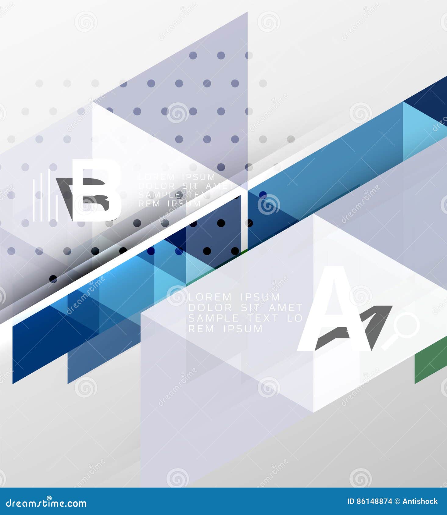 Vector Minimalistic Triangle Design Stock Vector - Illustration of ...