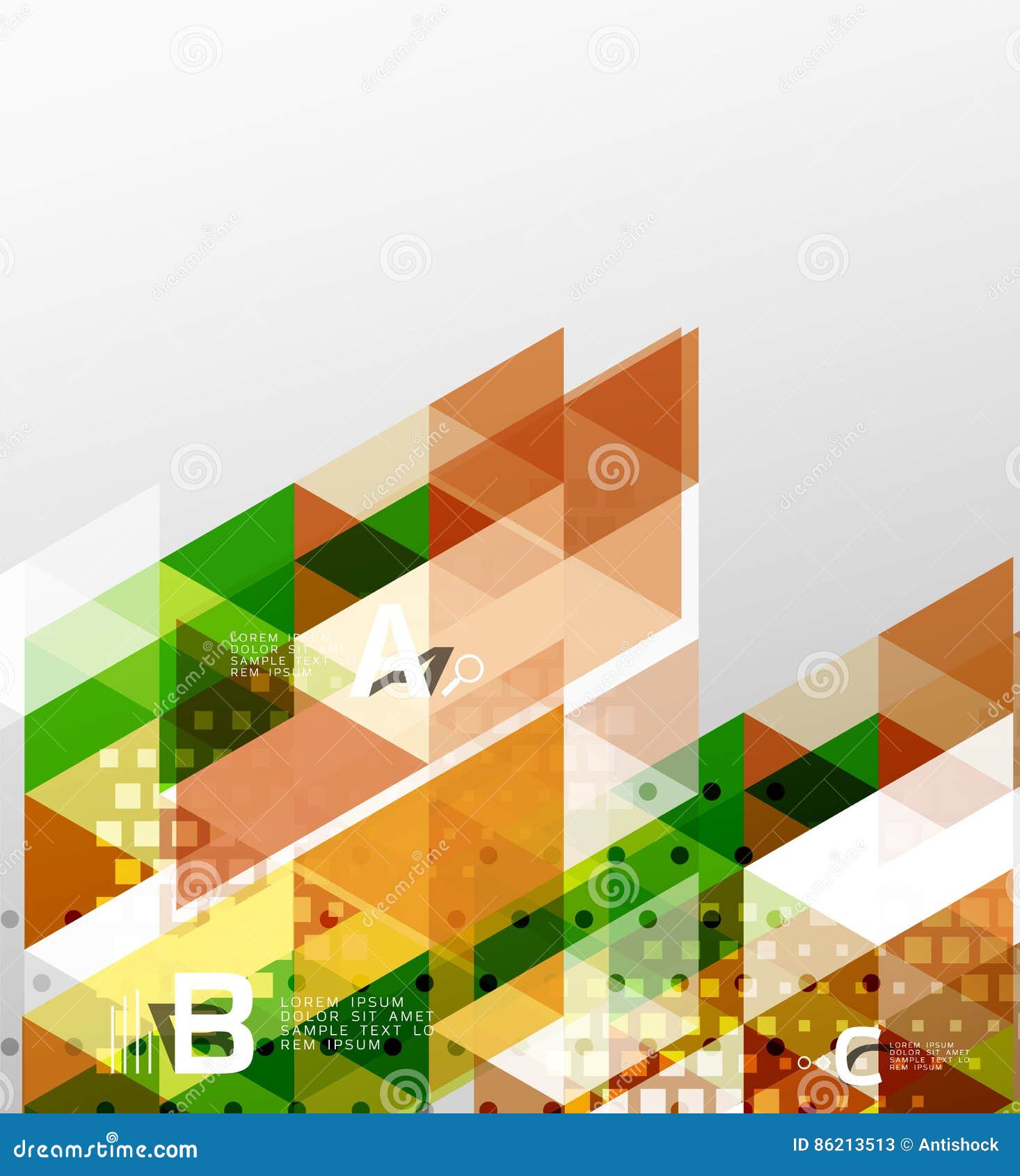 Vector Minimalistic Triangle Design Stock Vector - Illustration of ...