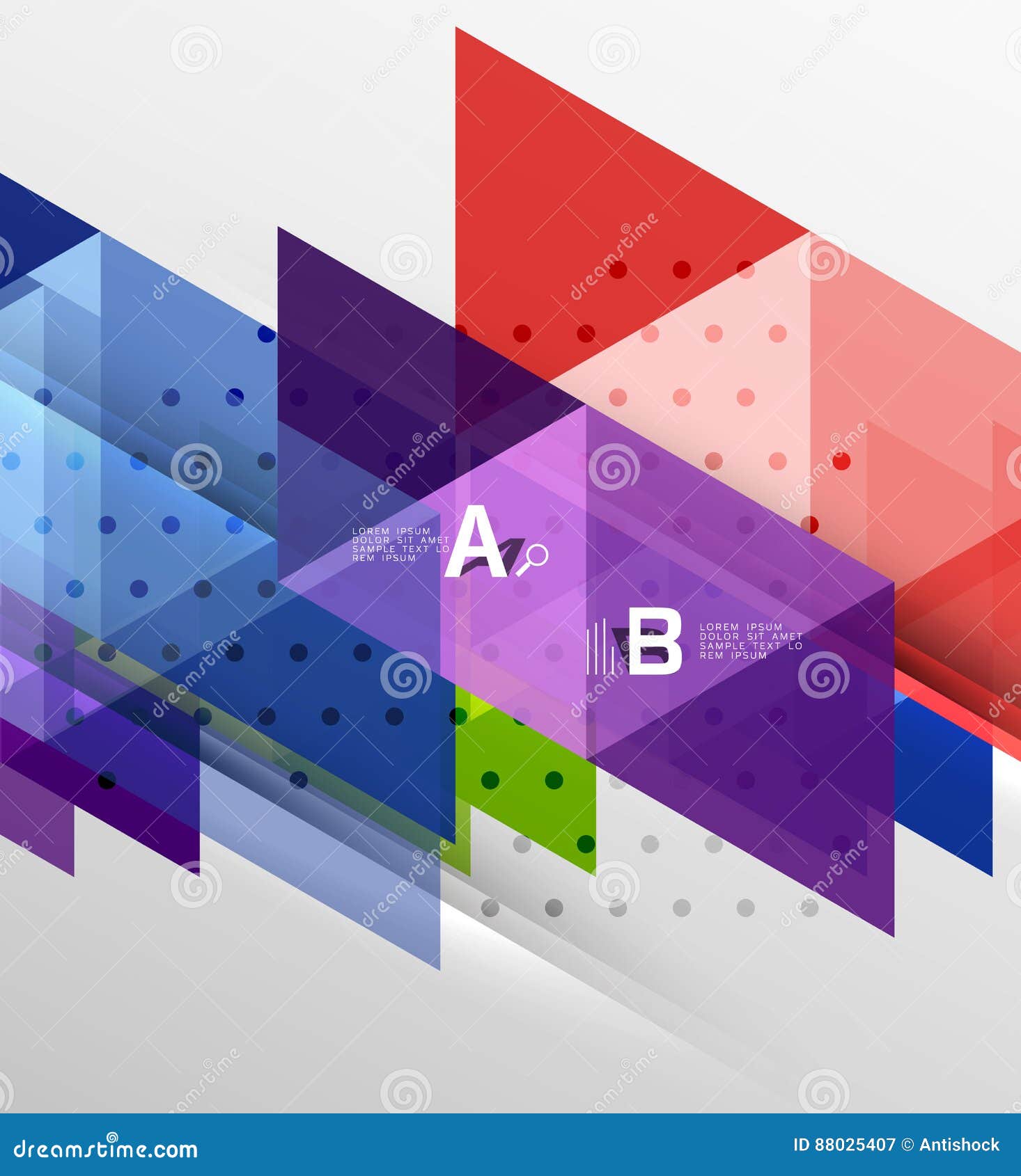 Vector Minimalistic Triangle Design Stock Illustration - Illustration ...