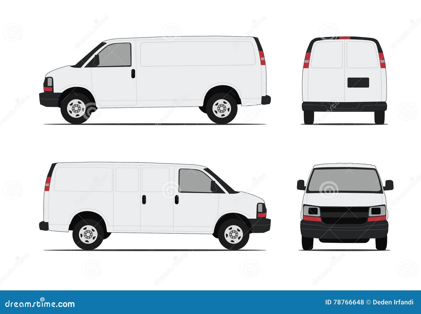Vector Art Of Minivan Cartoon | CartoonDealer.com #85321258