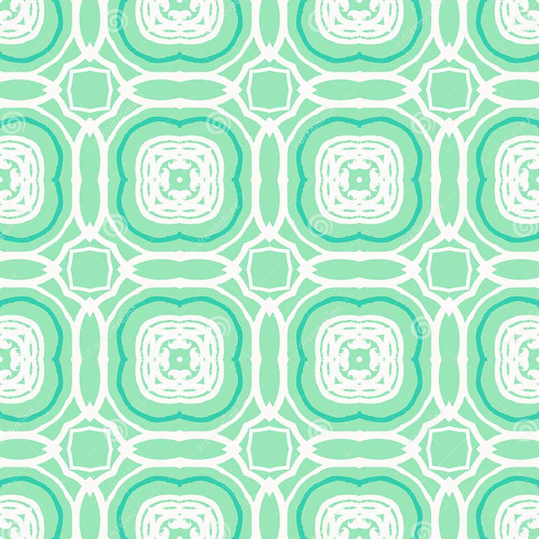 Vector Mint Green Geometric Art Deco Pattern Stock Vector ...