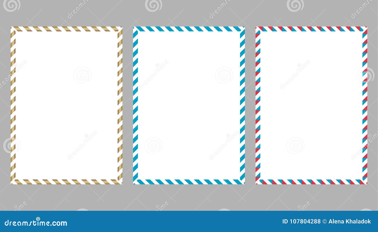 Vector Mock Ups of Blank Flyers. Stock Vector - Illustration of ...