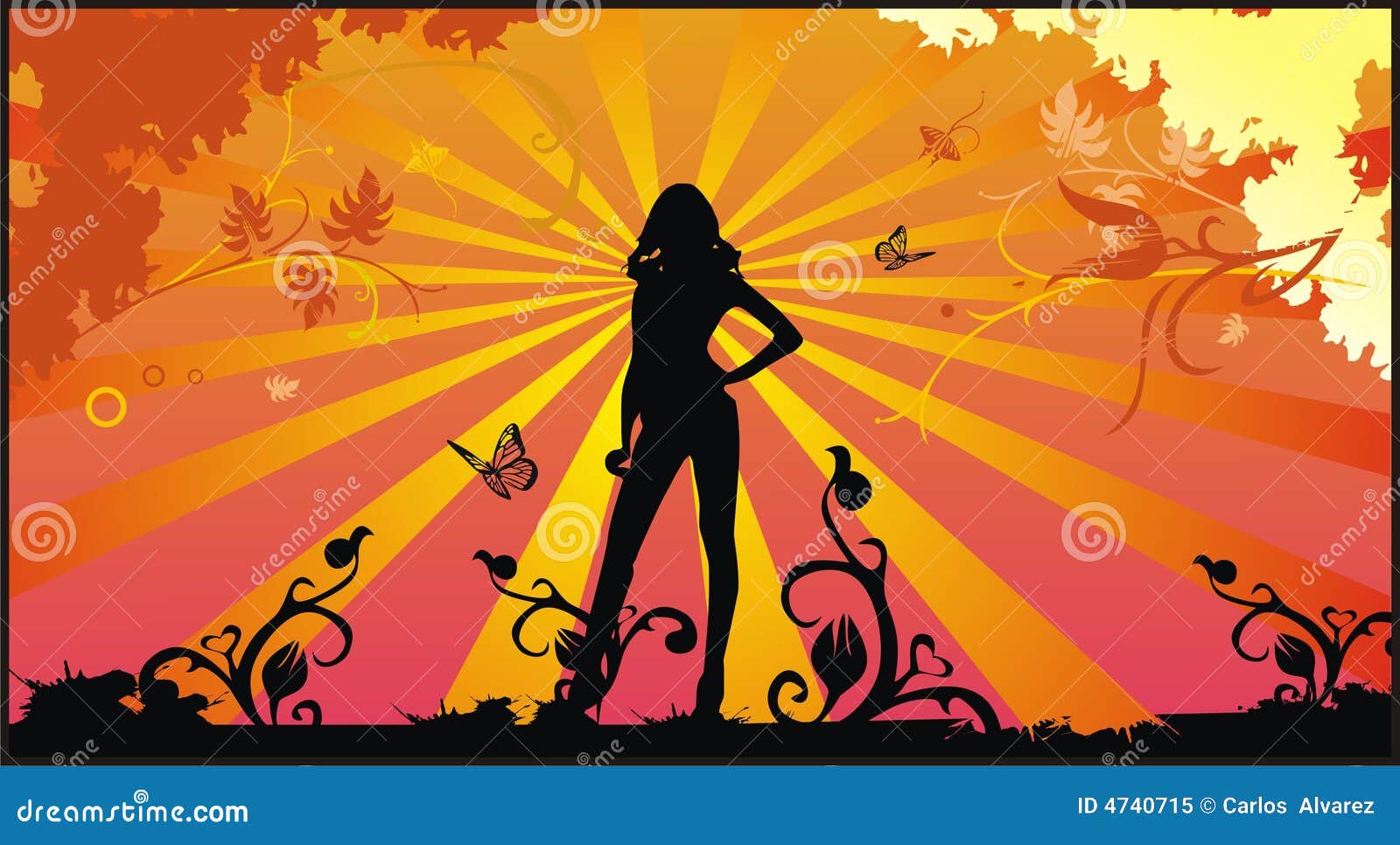 Vector model illustration stock illustration. Illustration of female ...