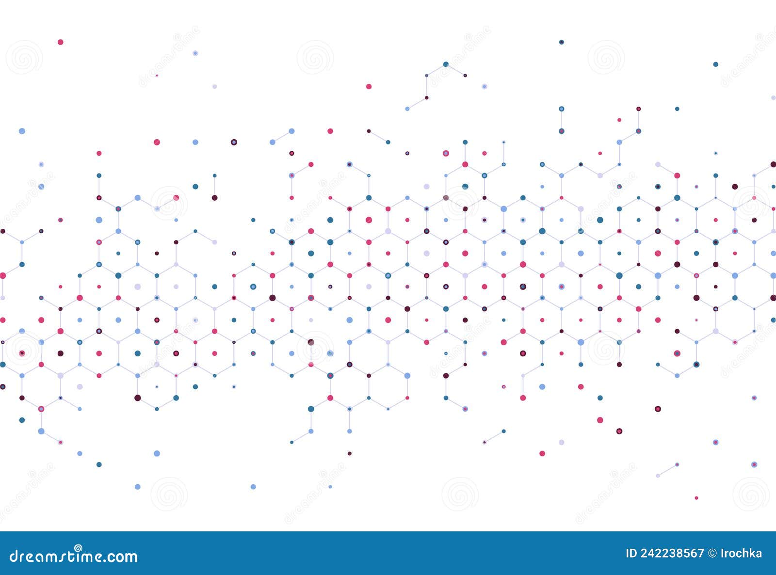 Vector Modern Absrtact Geometric Pattern Hexagon. Multicolor Lines and ...