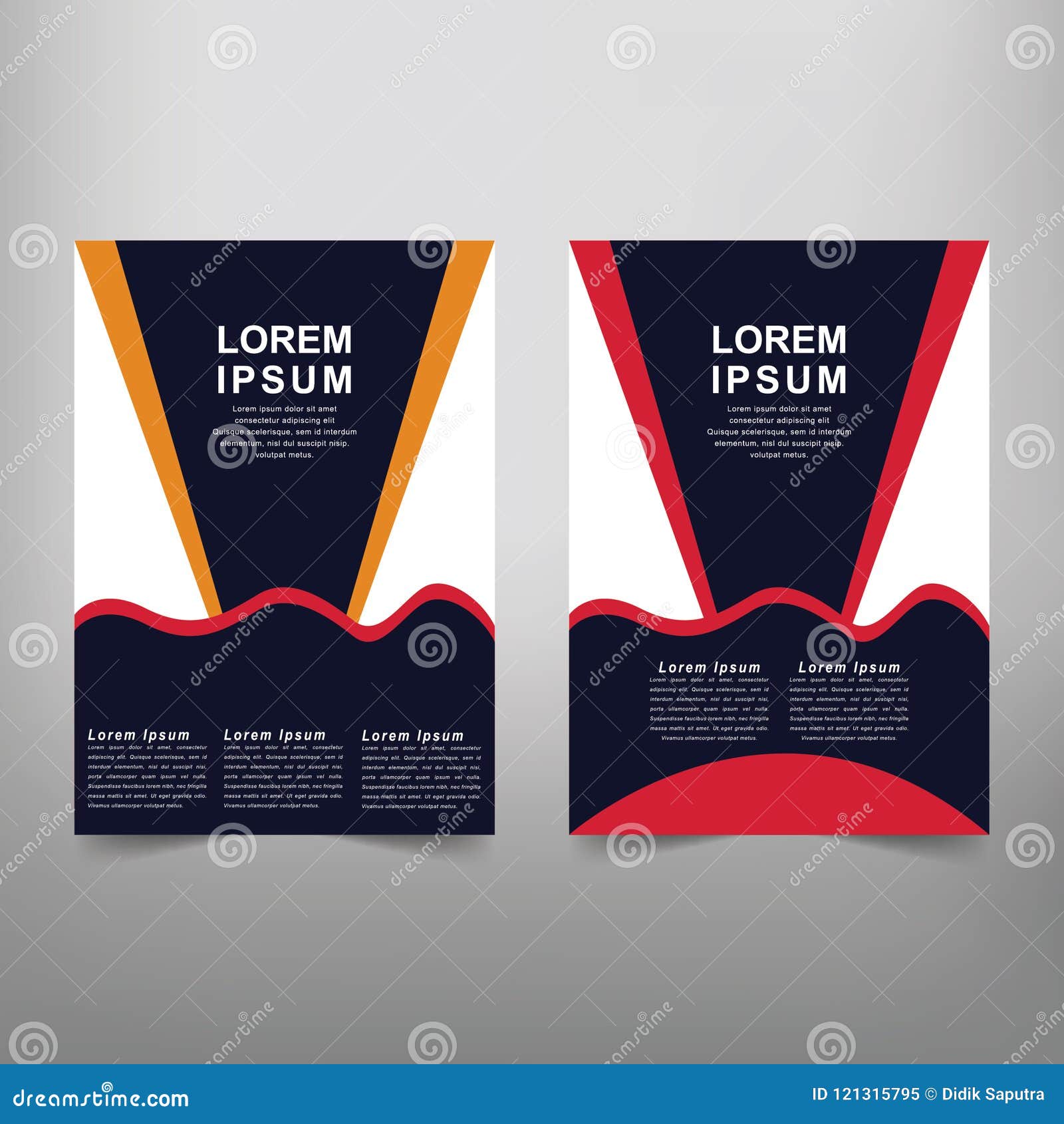 Modern Vector Abstract Book Cover Template. Vector of Modern Abstract ...