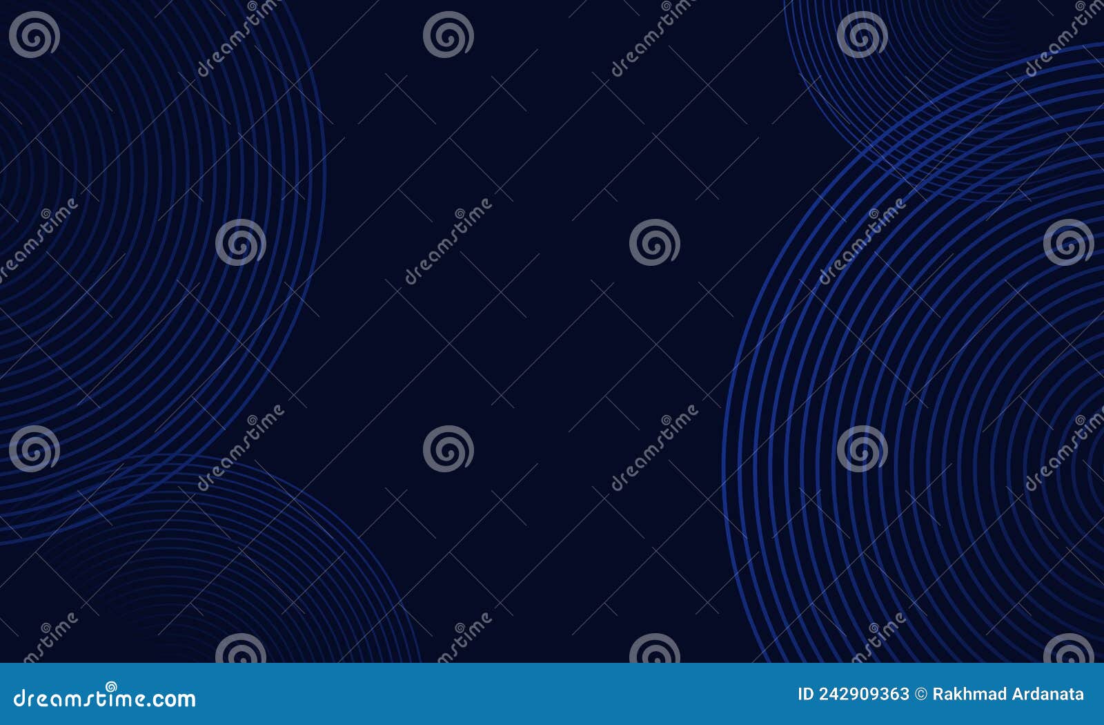 Vector Modern Abstract Background with Dark Blue Lines. Blue Background ...