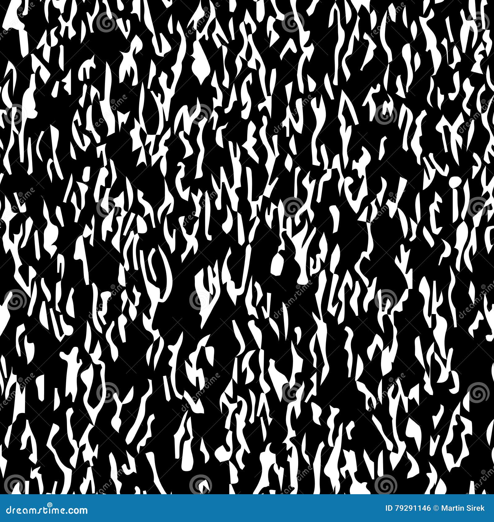 Vector Modern Abstract Geometry Dirt Pattern. Black and White Seamless ...