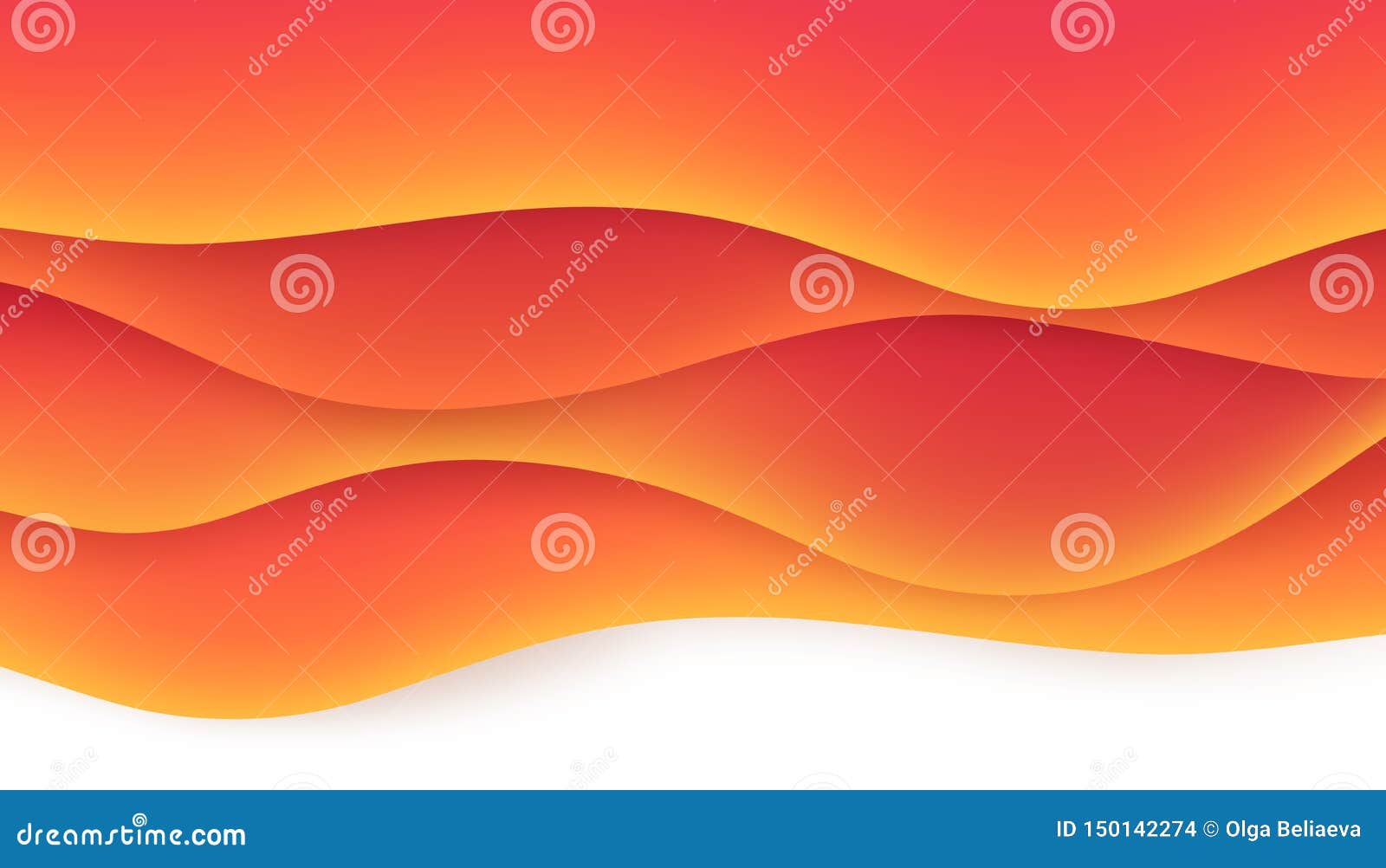 Vector Modern Abstract Horizontal Gradient Fluid Background. Stock ...
