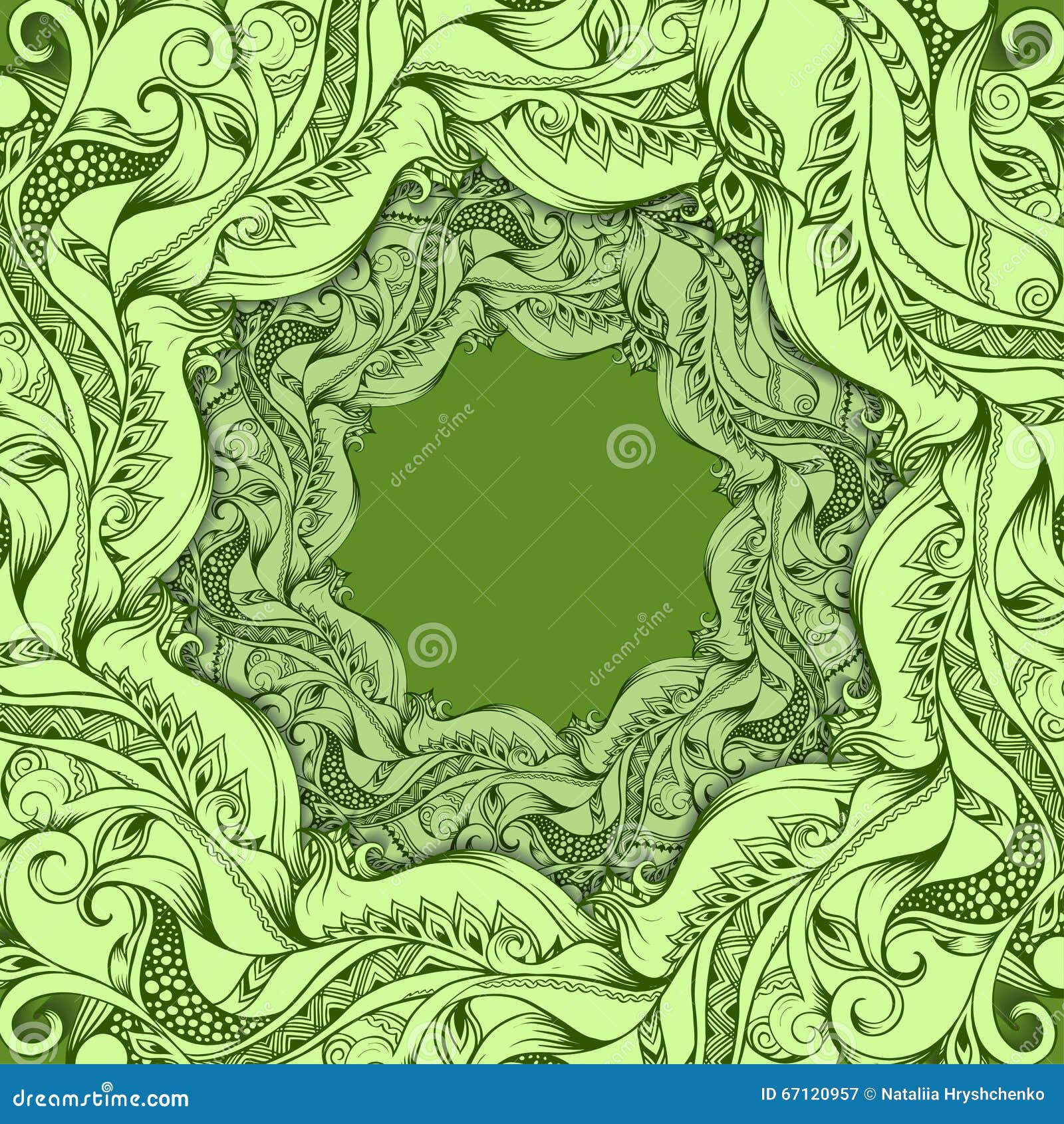 Vector Modern Background with Hand-drawing Sketch Stock Vector ...