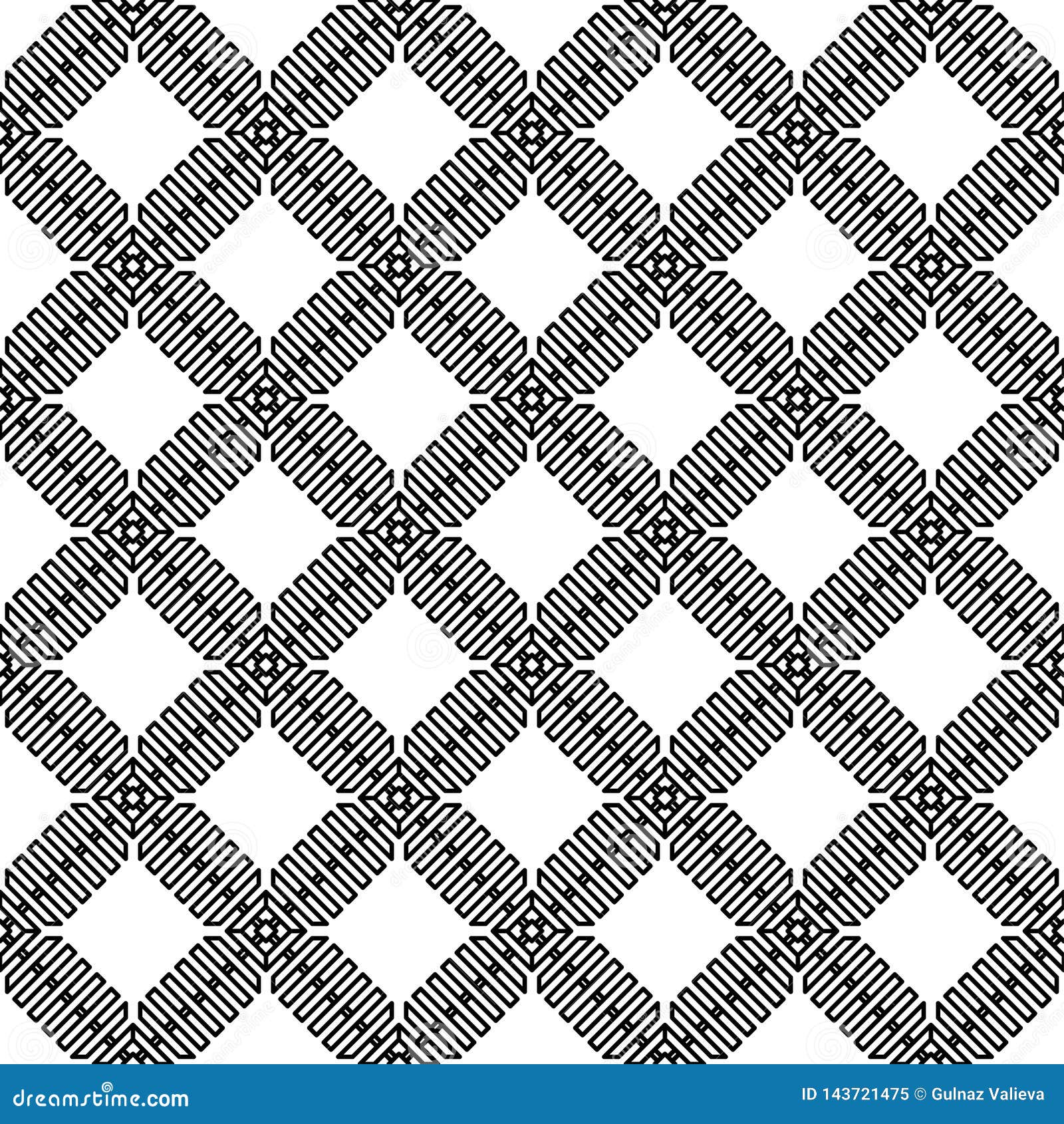 Vector Modern Cell Pattern on White Background Stock Vector ...