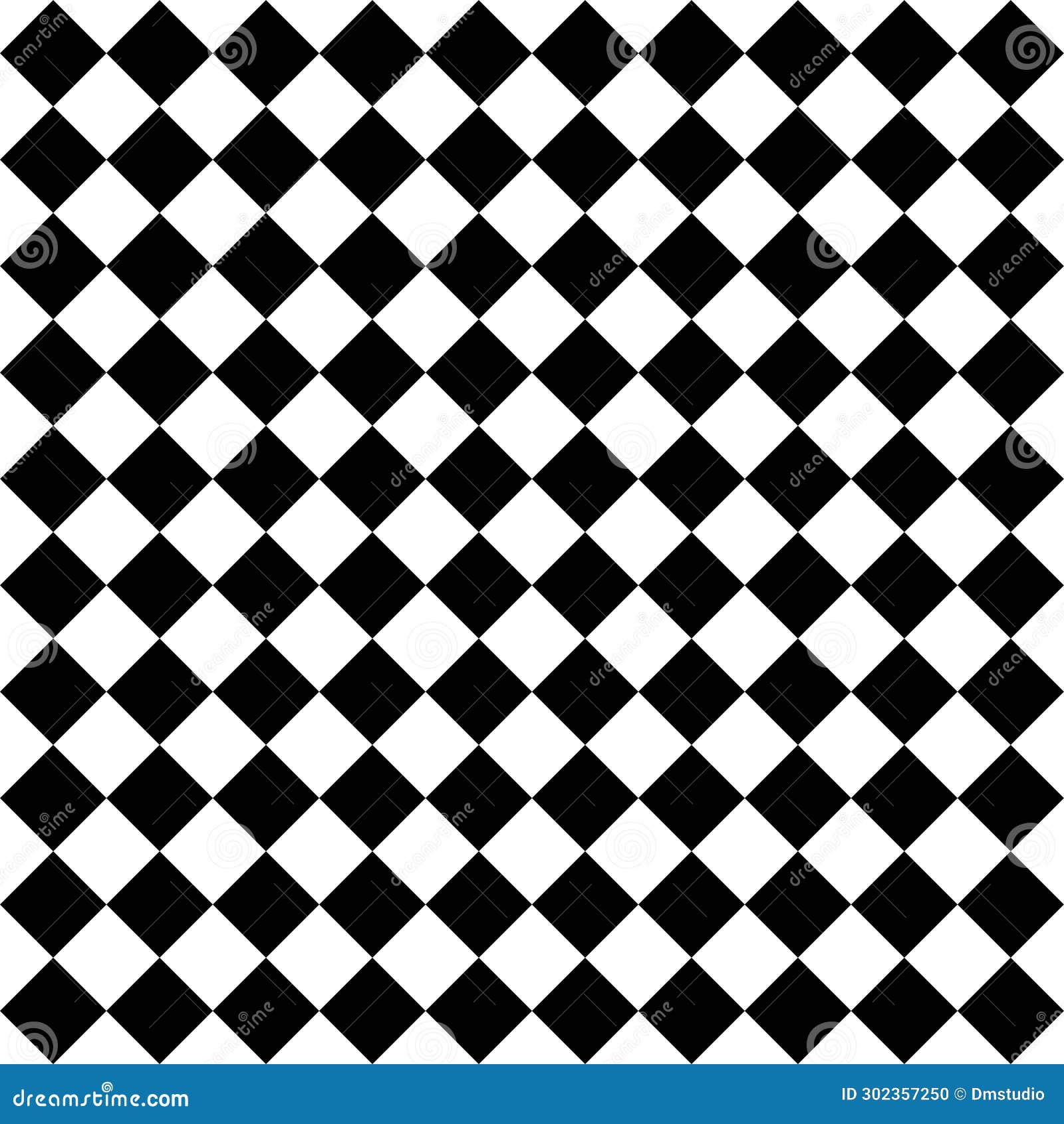 Vector Modern Chess Board Rhombus Seamless Pattern Stock Vector ...