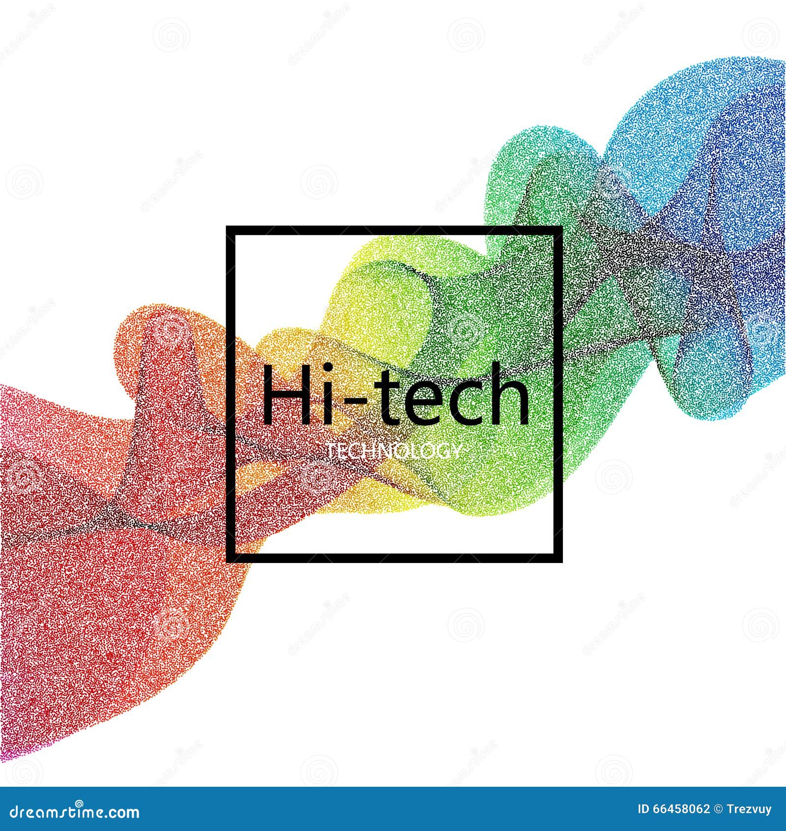 Vector Modern Colorful Hi-tech Abstract Background. Stock Vector ...