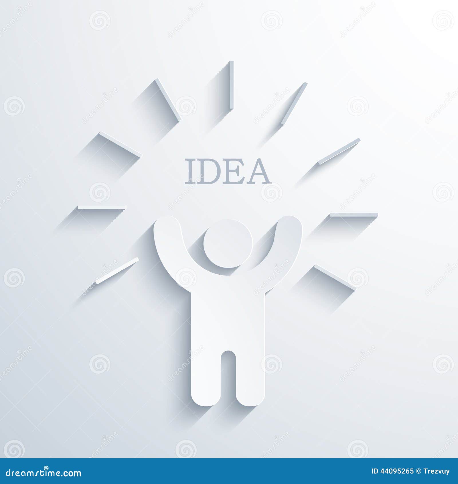 Vector Modern Concept Idea Icon. Stock Vector - Illustration of ...