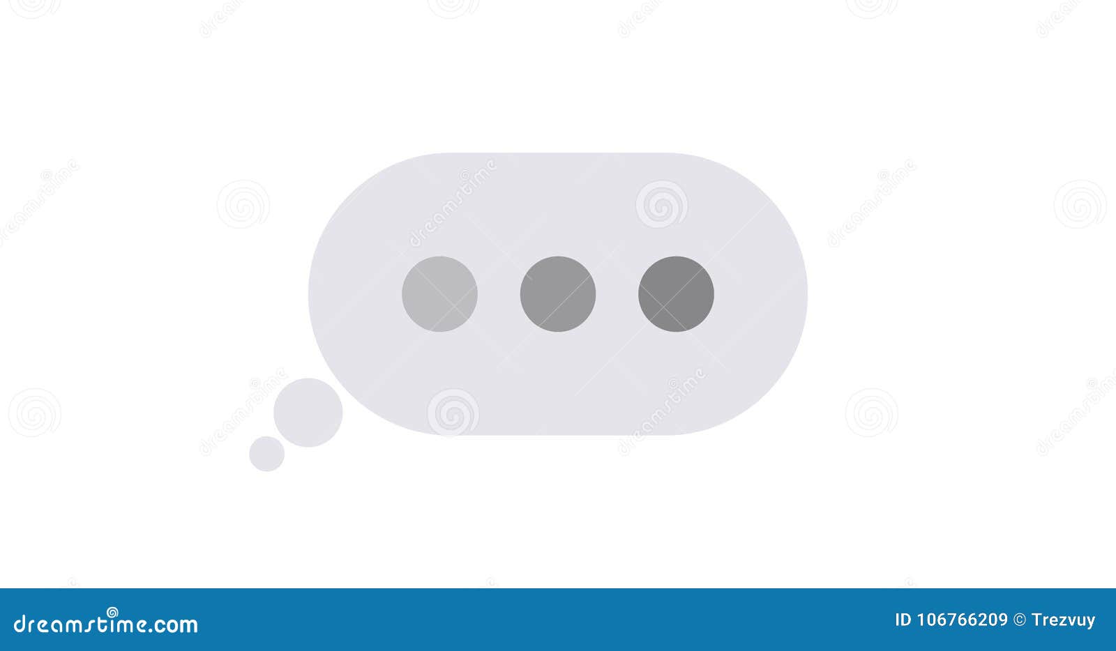 Vector Modern Concept Text Message Isolated on White. Stock Vector ...