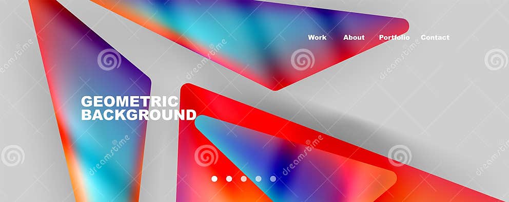 Vector Modern Creative Abstract Background Template Stock Vector ...