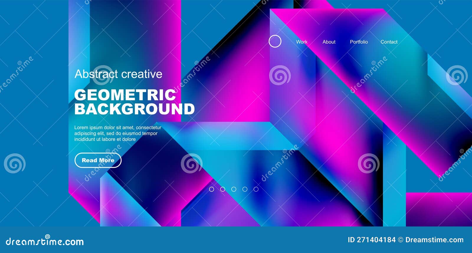 Vector Modern Creative Abstract Background Template Stock Vector ...