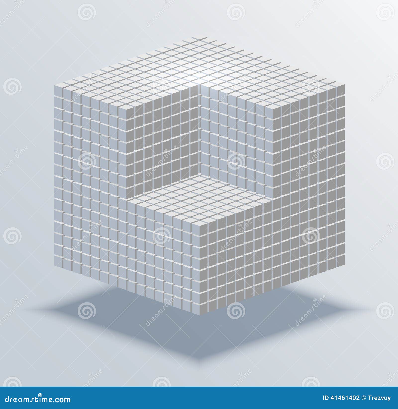 Vector Modern Cube Business Background. Stock Vector - Illustration of ...