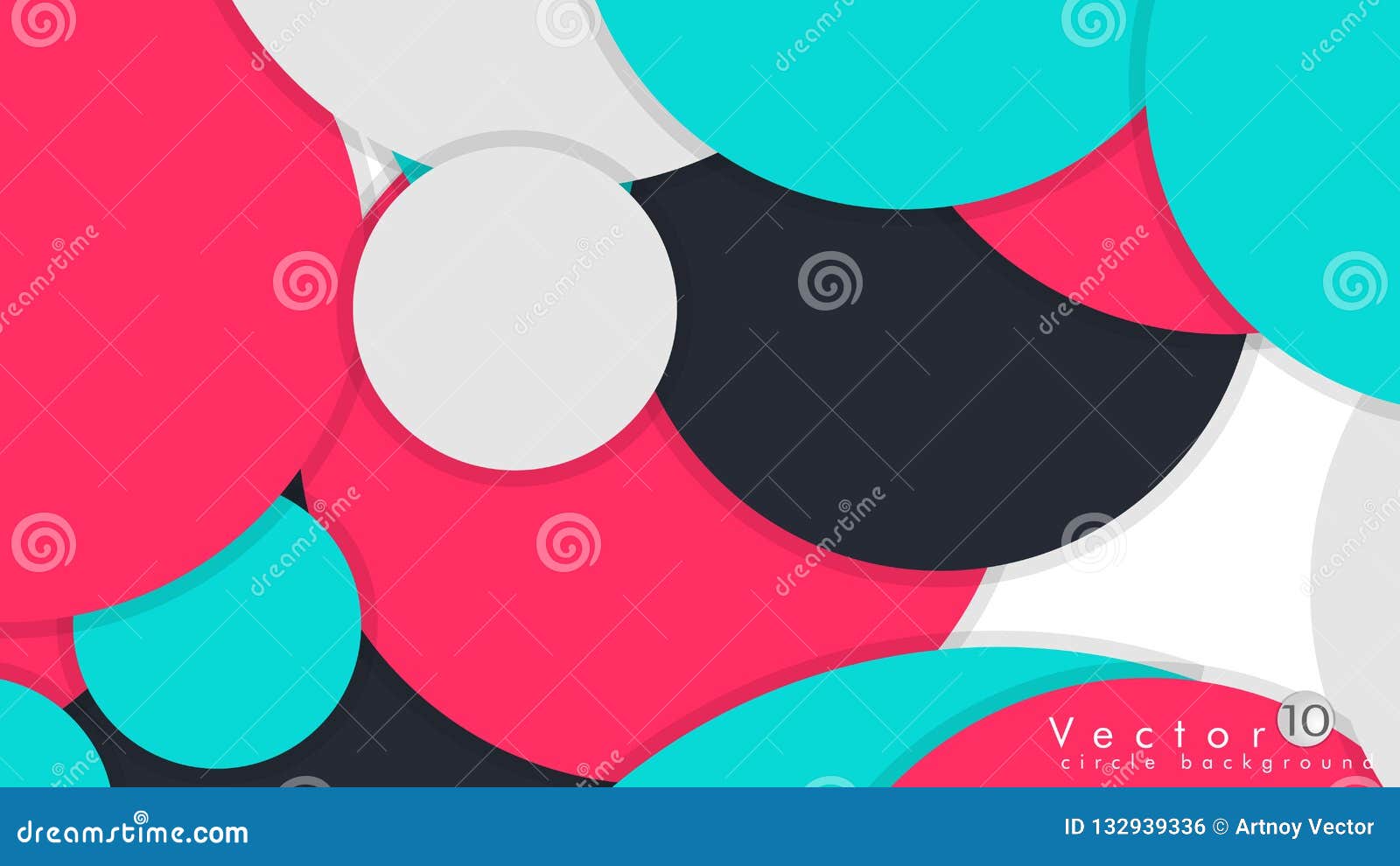 Vector Modern Design Circle Background Stock Vector - Illustration of ...