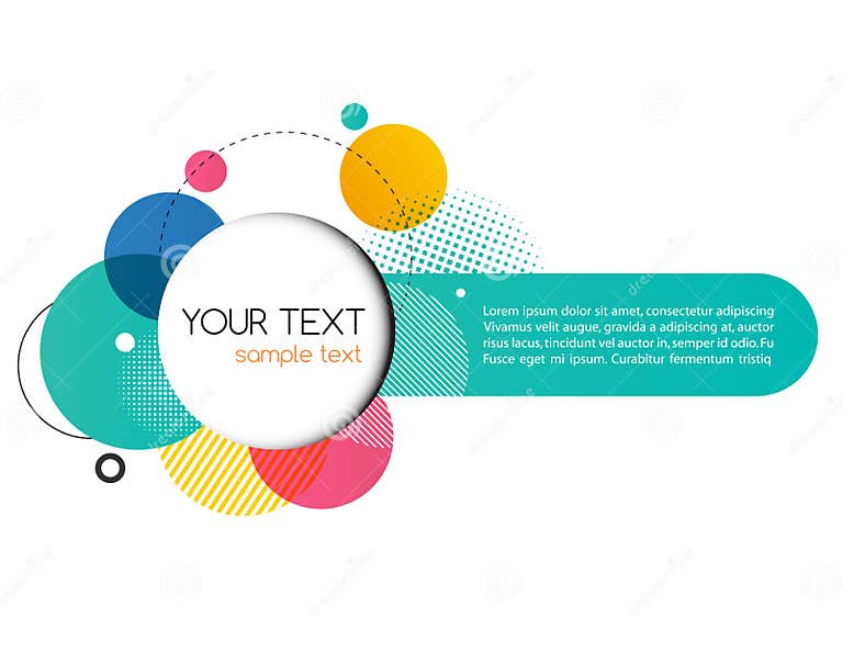 Vector Modern Design Circle Template Stock Vector - Illustration of ...