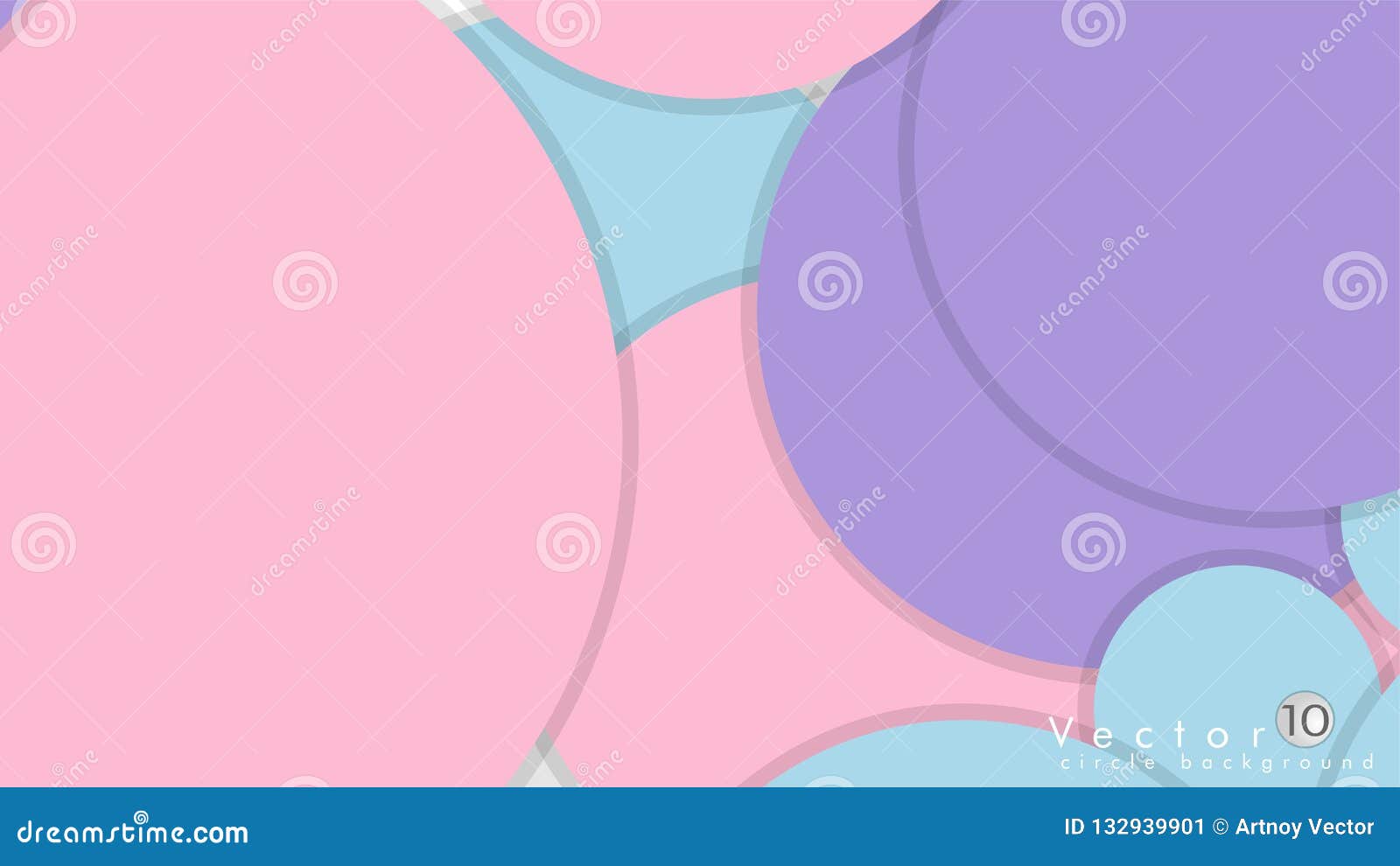 Simple and Colorful Circles Background , Design Vector Stock Vector ...