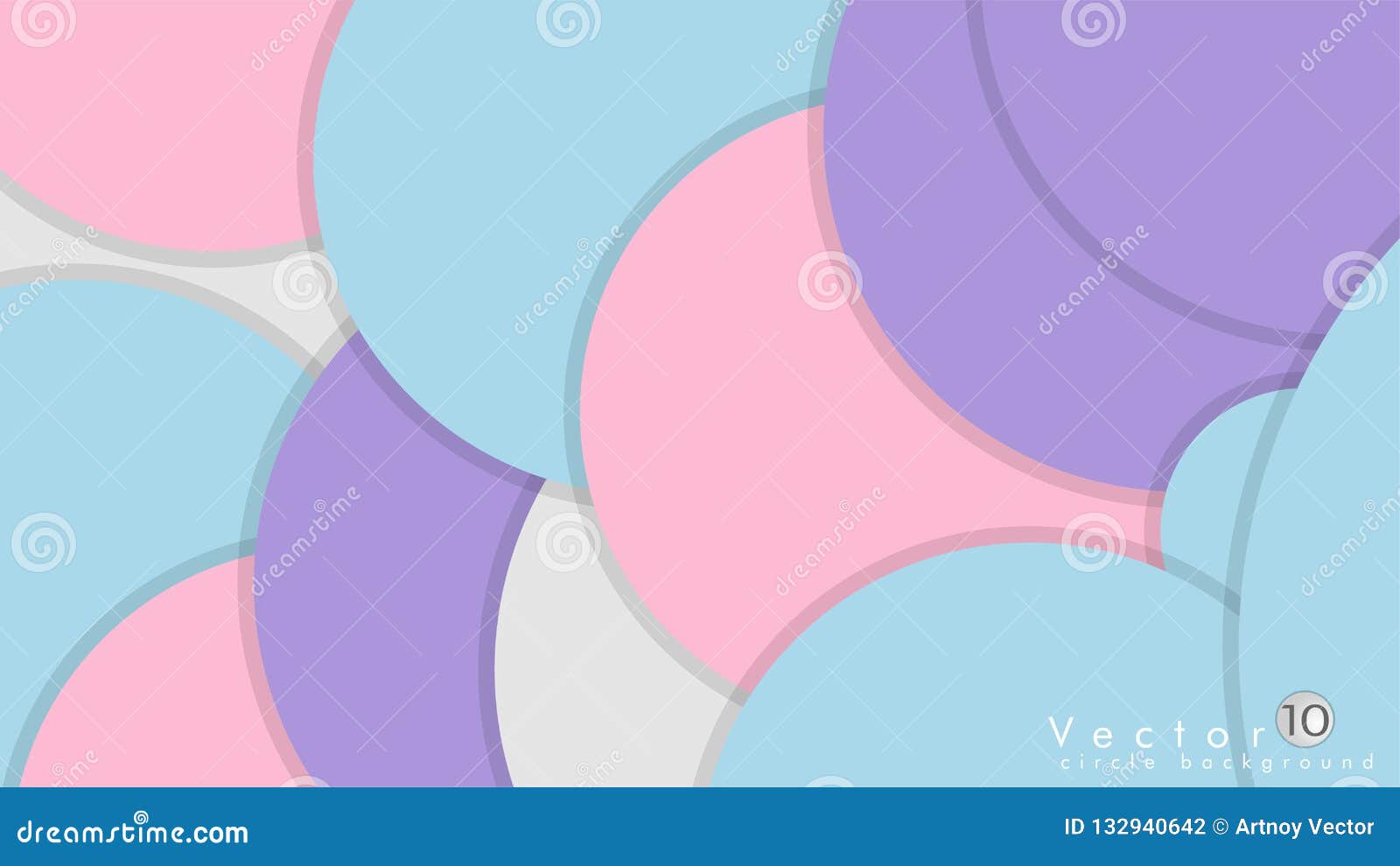 Simple and Colorful Circles Background , Design Vector Stock Vector ...
