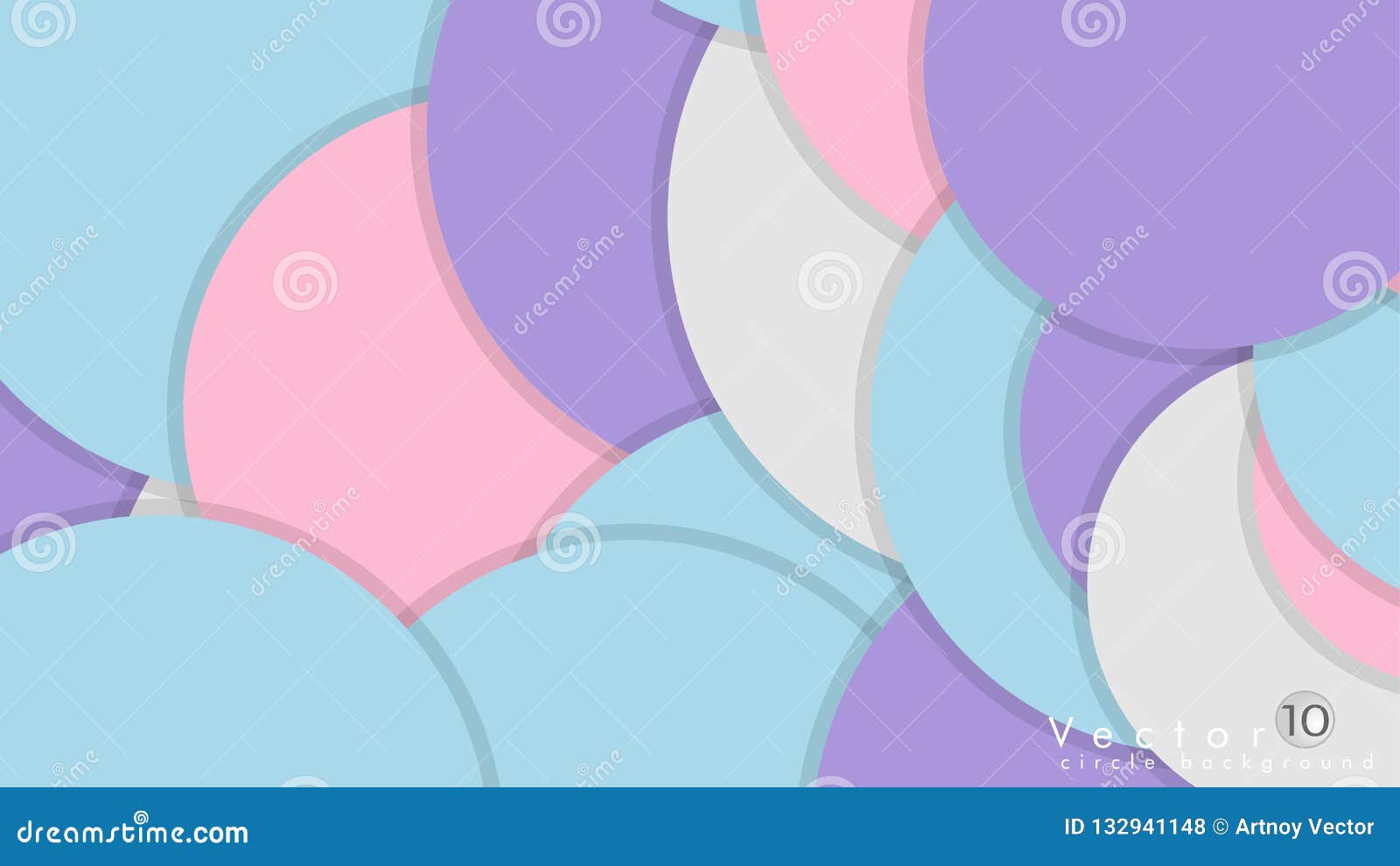 Simple and Colorful Circles Background , Design Vector - Stock Vector ...