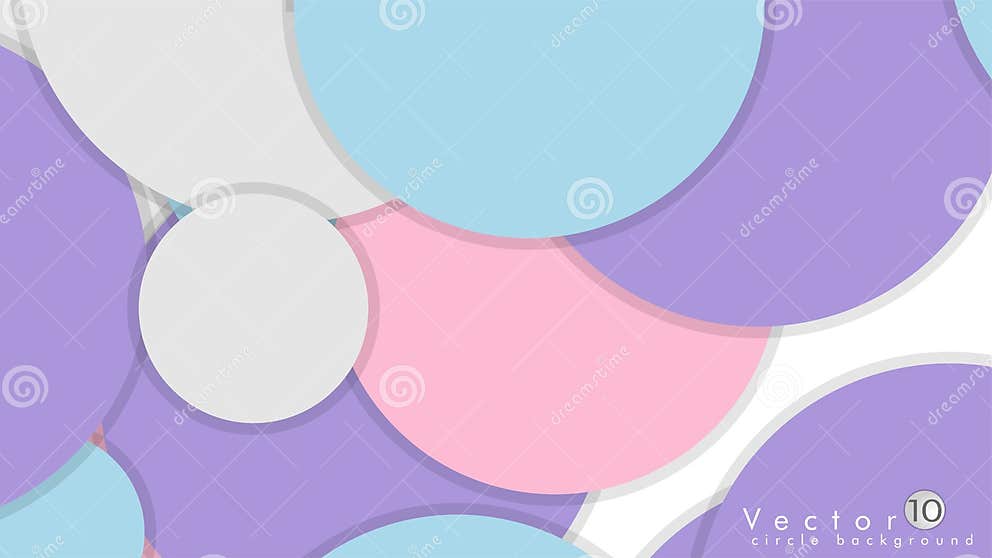 Simple and Colorful Circles Background , Design Vector - Stock Vector ...