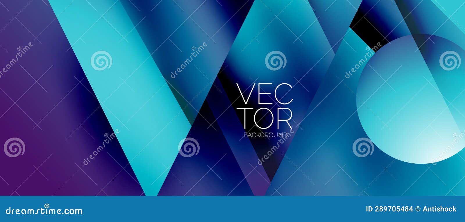Vector Modern Geometric Abstract Background Design Stock Vector