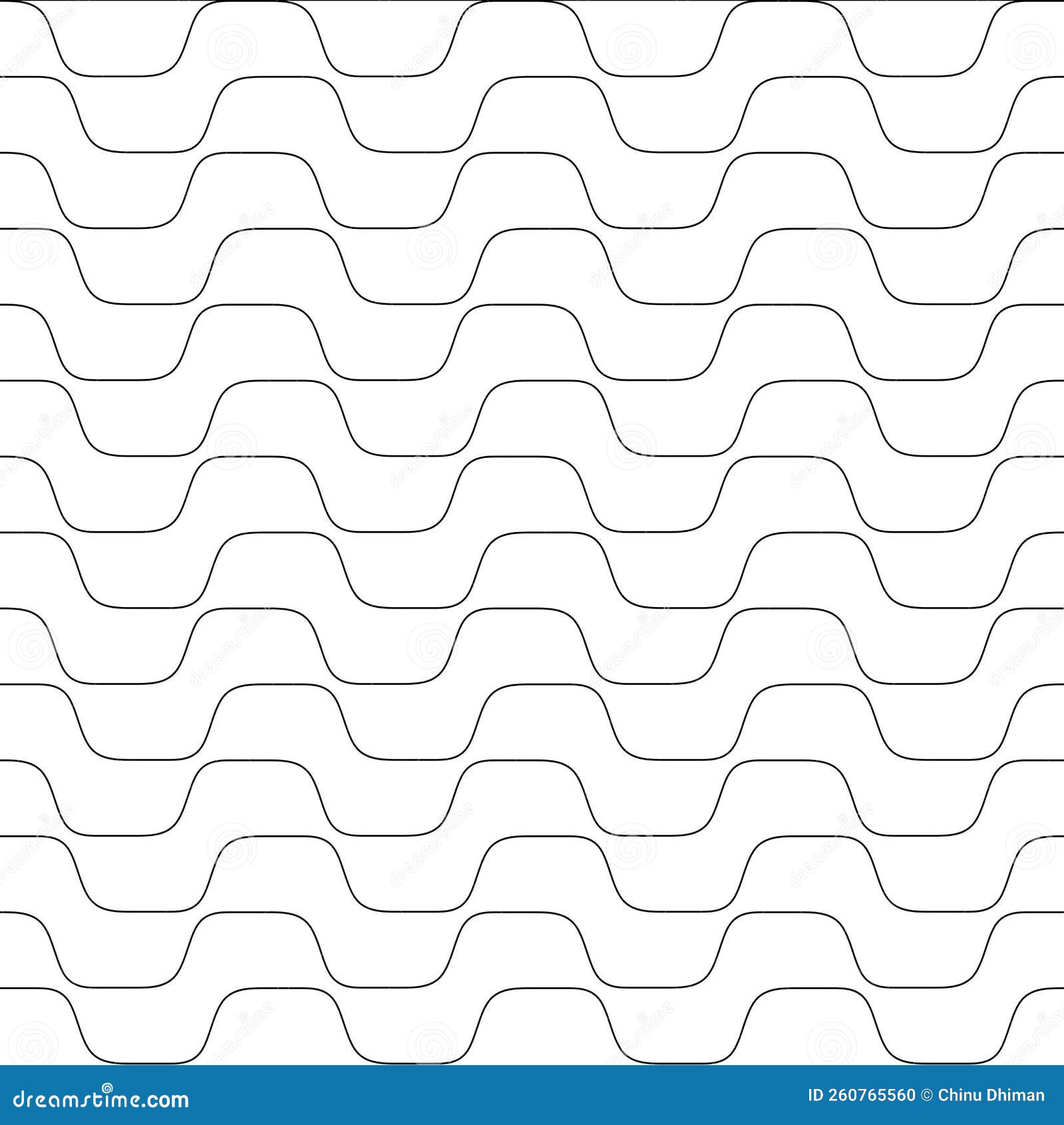 Vector Modern Geometric Tiles Pattern. Black Lined Shape Stock ...