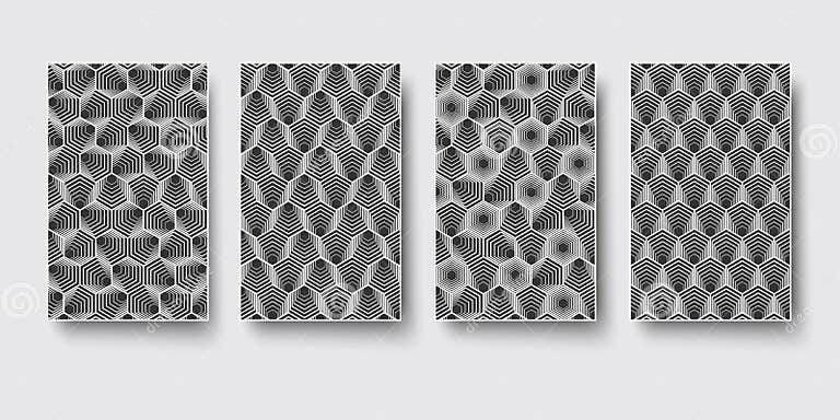 Vector Modern Geometry Pattern Hexagon, Abstract Geometric Background ...