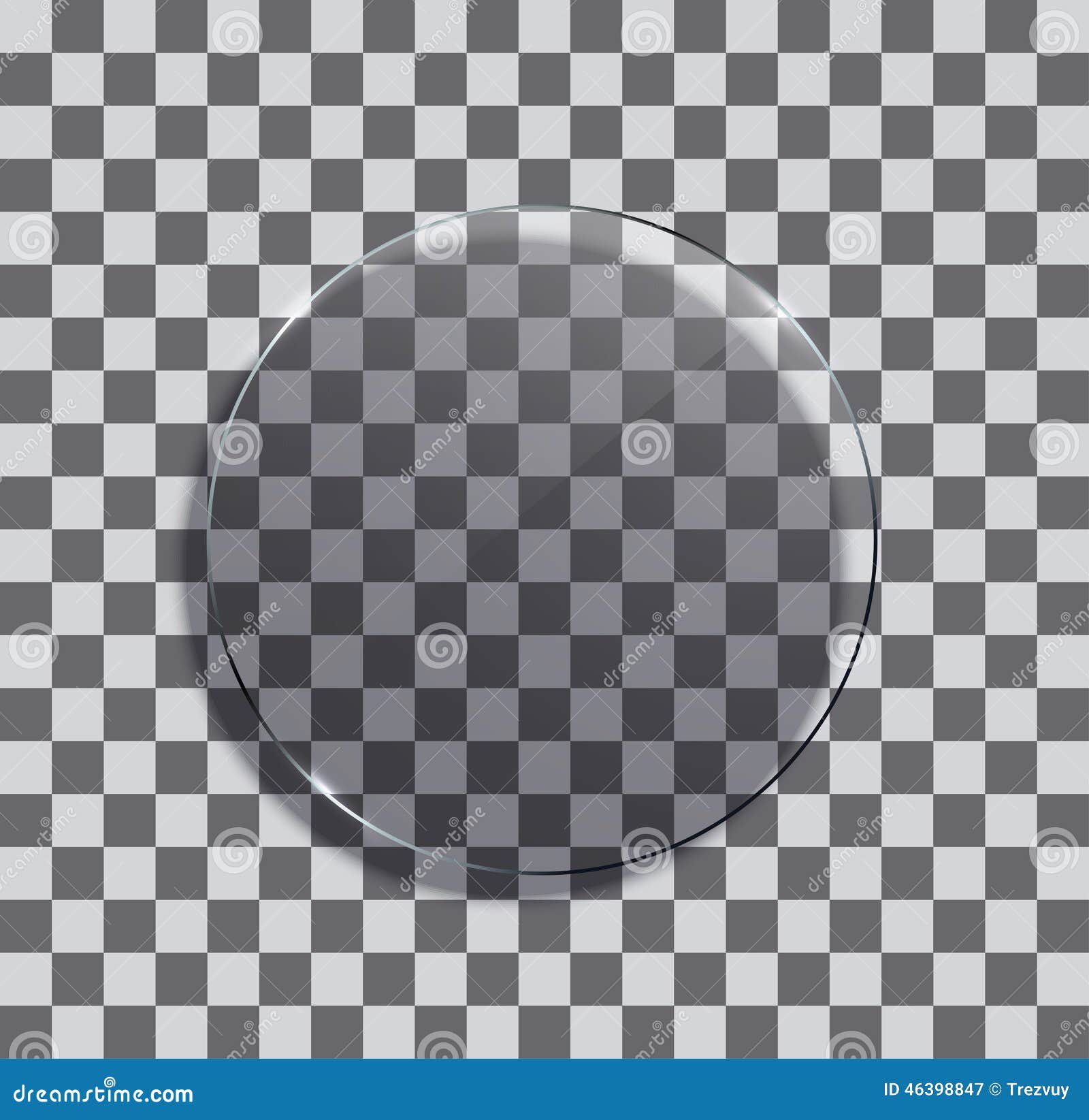 Vector modern glass circle stock vector. Illustration of shiny - 46398847