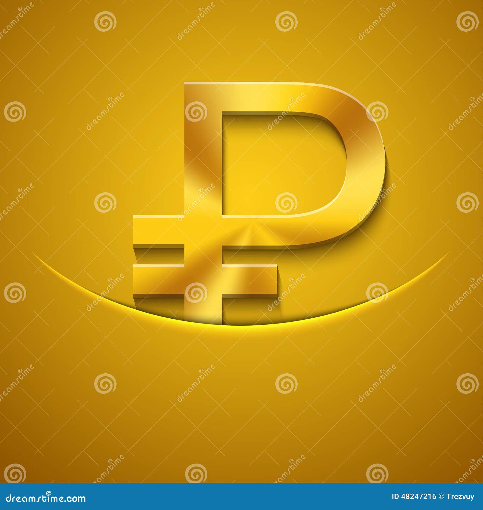 Vector Modern Gold Ruble Icon Background. Stock Vector - Illustration ...