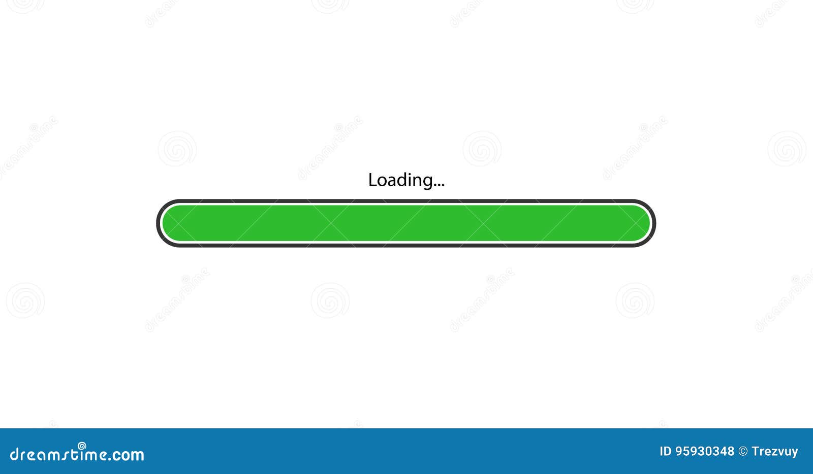 Green Loading Bars Royalty-Free Stock Photography | CartoonDealer.com ...