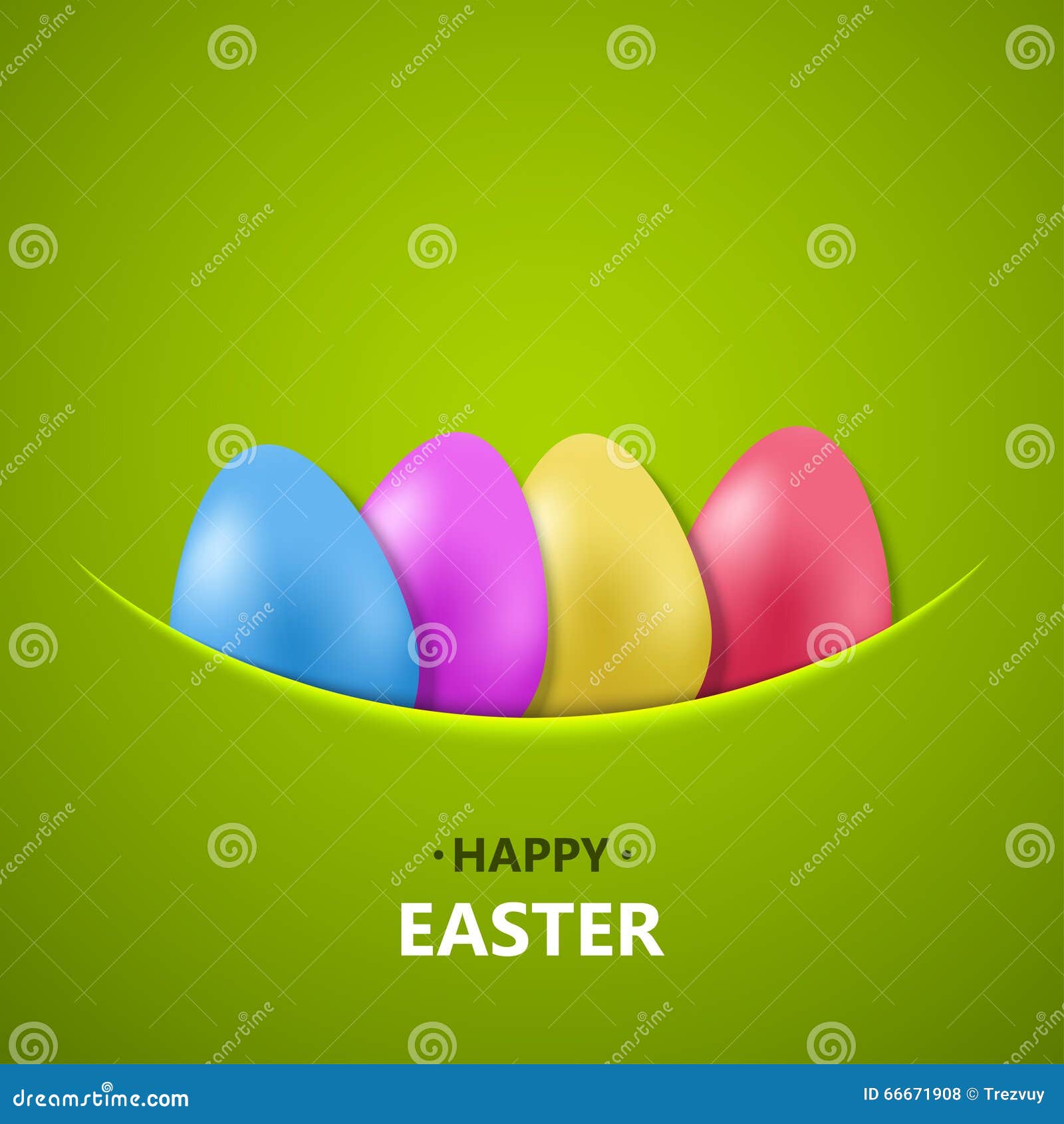 Vector Modern Happy Easter Background. Stock Vector - Illustration of ...