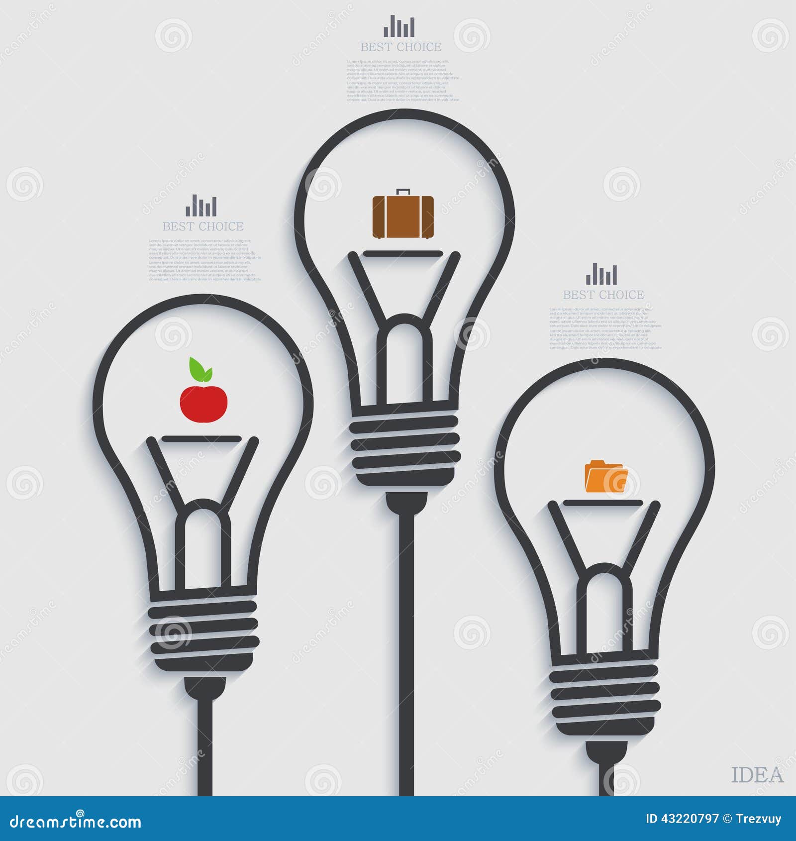 Vector Modern Idea Background. Stock Vector - Illustration of light ...