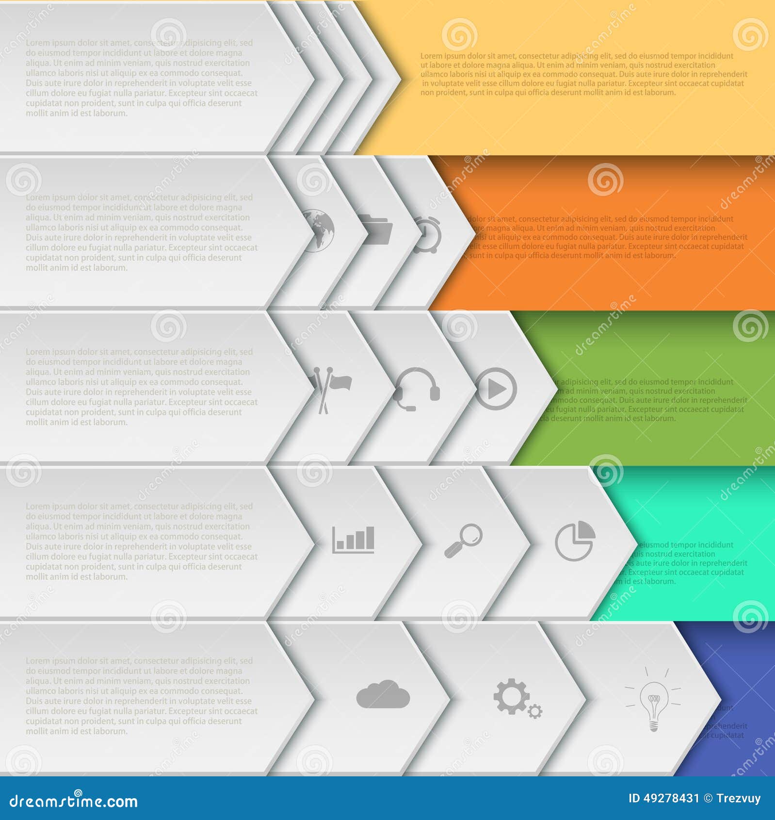 Vector Modern Infographic Background. Stock Vector - Illustration of ...