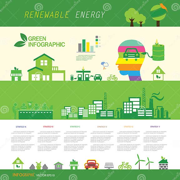 Modern Innovation and Technologies for Nature Conservation Stock Vector ...