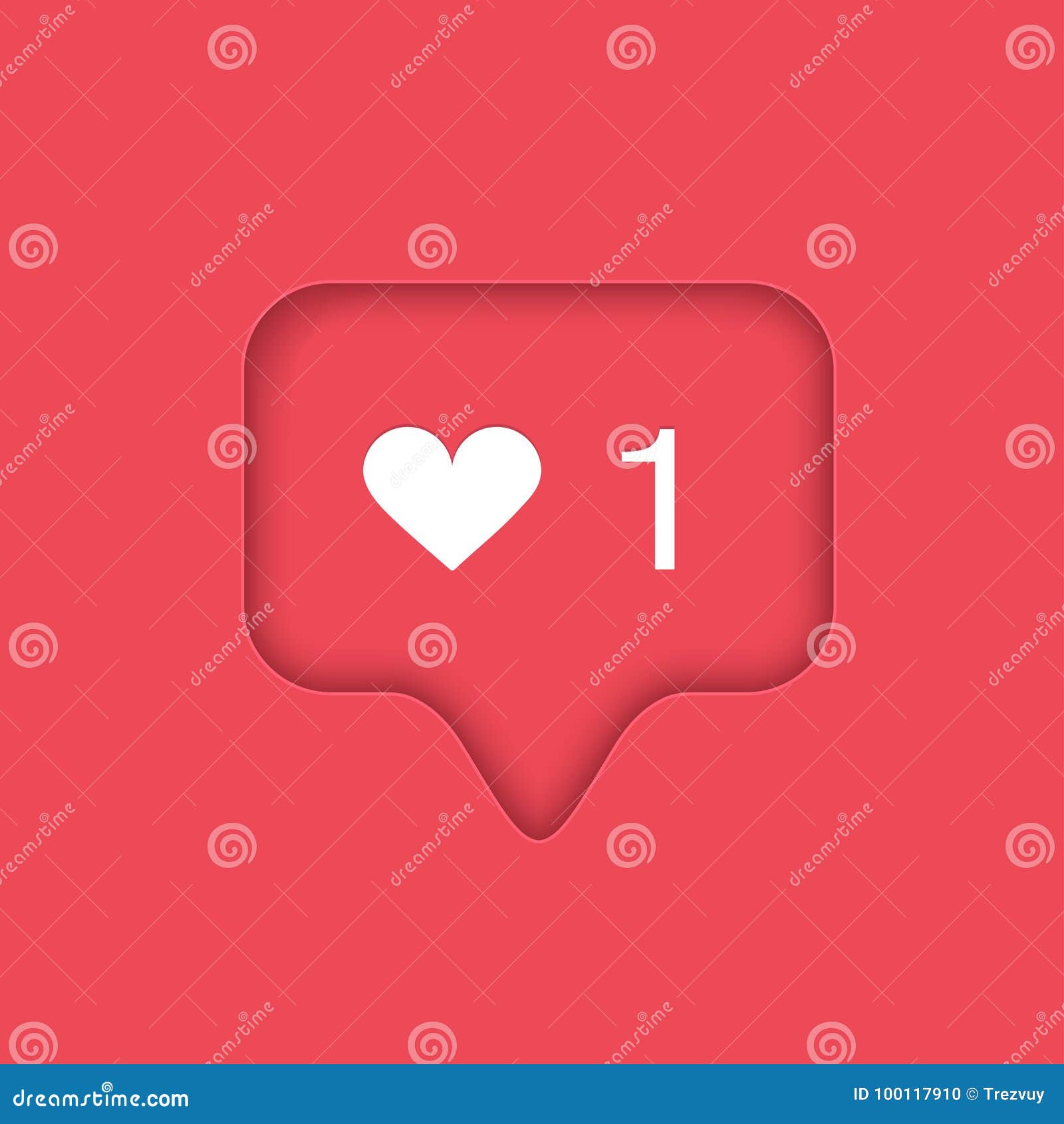 Vector Modern Like Pink Icon Background Stock Vector - Illustration of ...