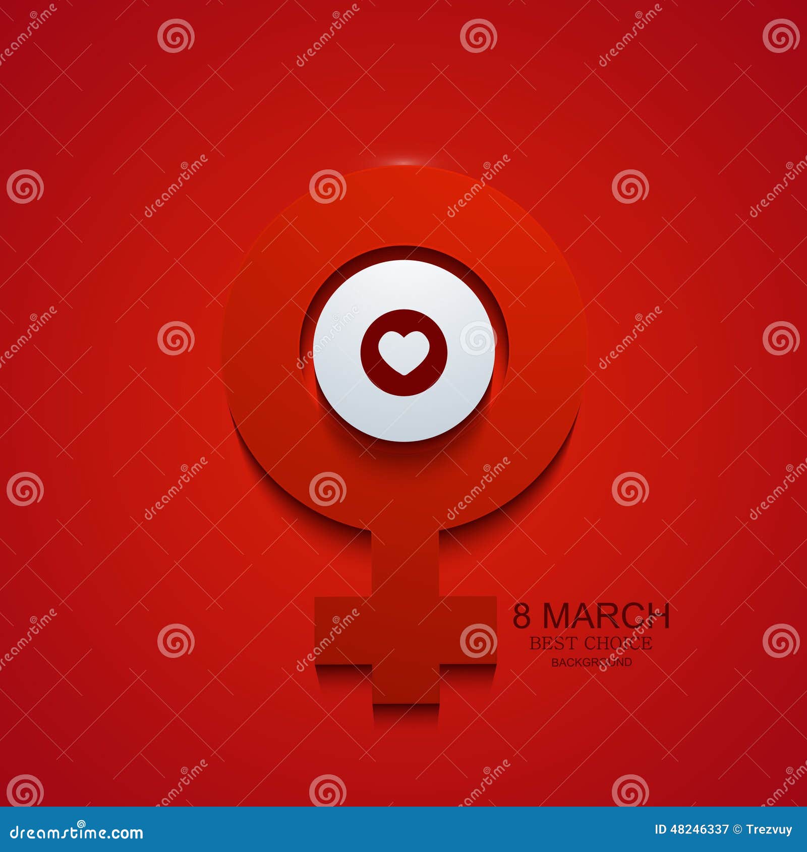Vector Modern 8 March Background. Womens Day Stock Vector ...