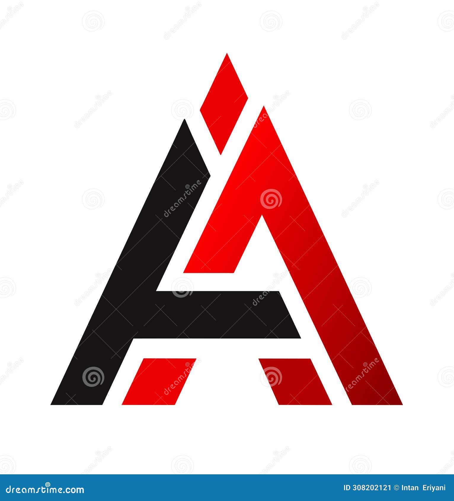 Vector Modern Monogram Initial Letter AAA Logo Stock Vector ...