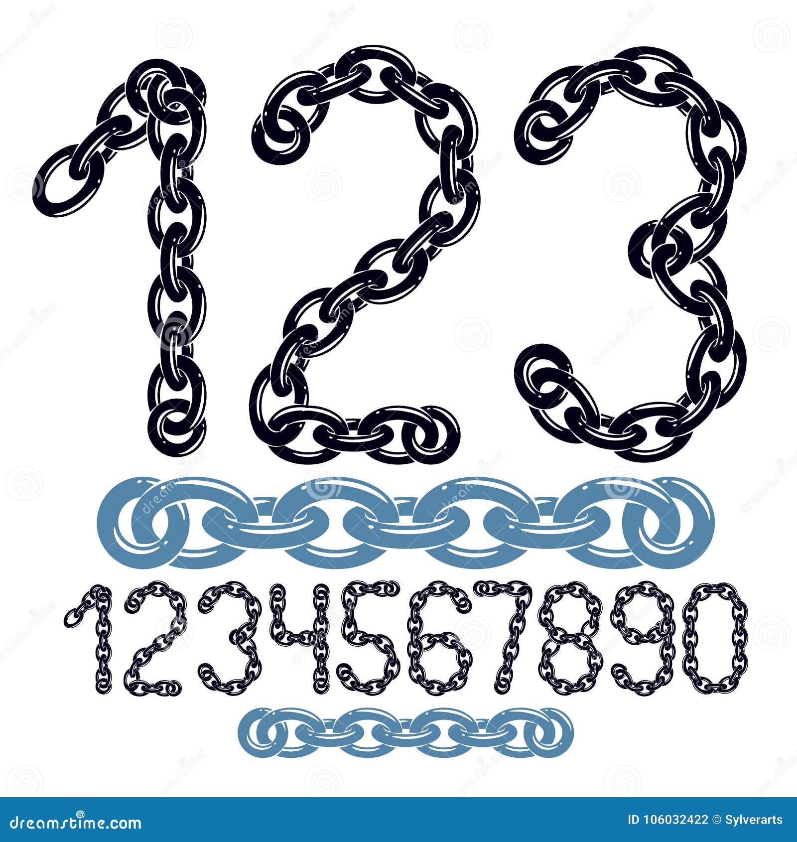 Vector Modern Numbers Collection. Trendy Numbers for Use As Pos Stock ...