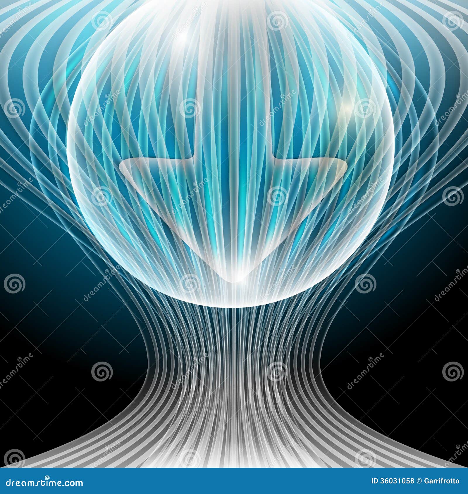 Vector modern object stock vector. Illustration of graphic - 36031058