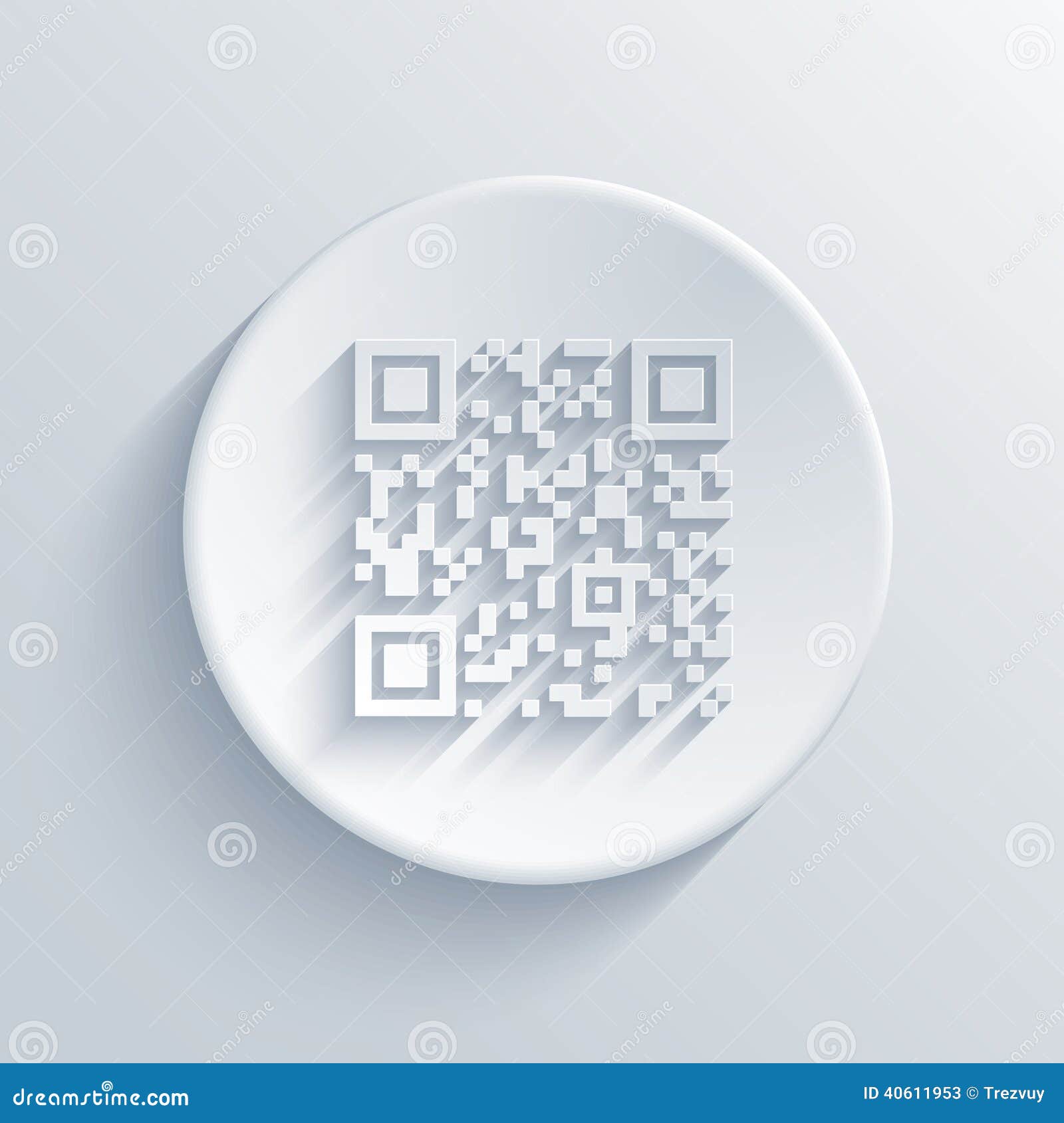 Vector Modern Qr Code Background Stock Vector - Illustration of ...
