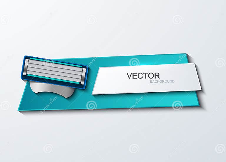 Vector Modern Razor Banner Element Design Stock Vector - Illustration ...