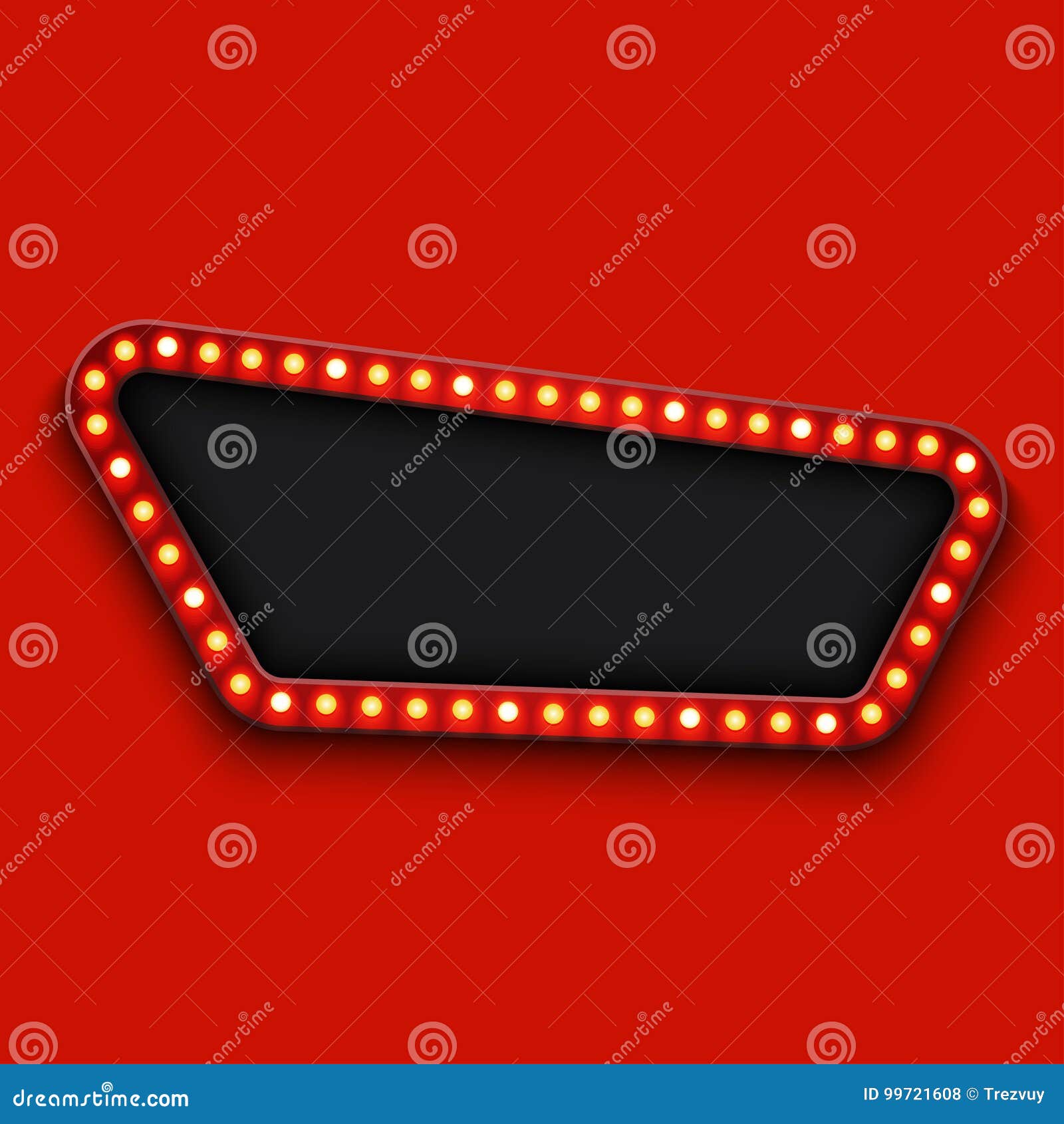 Vector Modern Retro Billboard Background Stock Vector - Illustration of ...