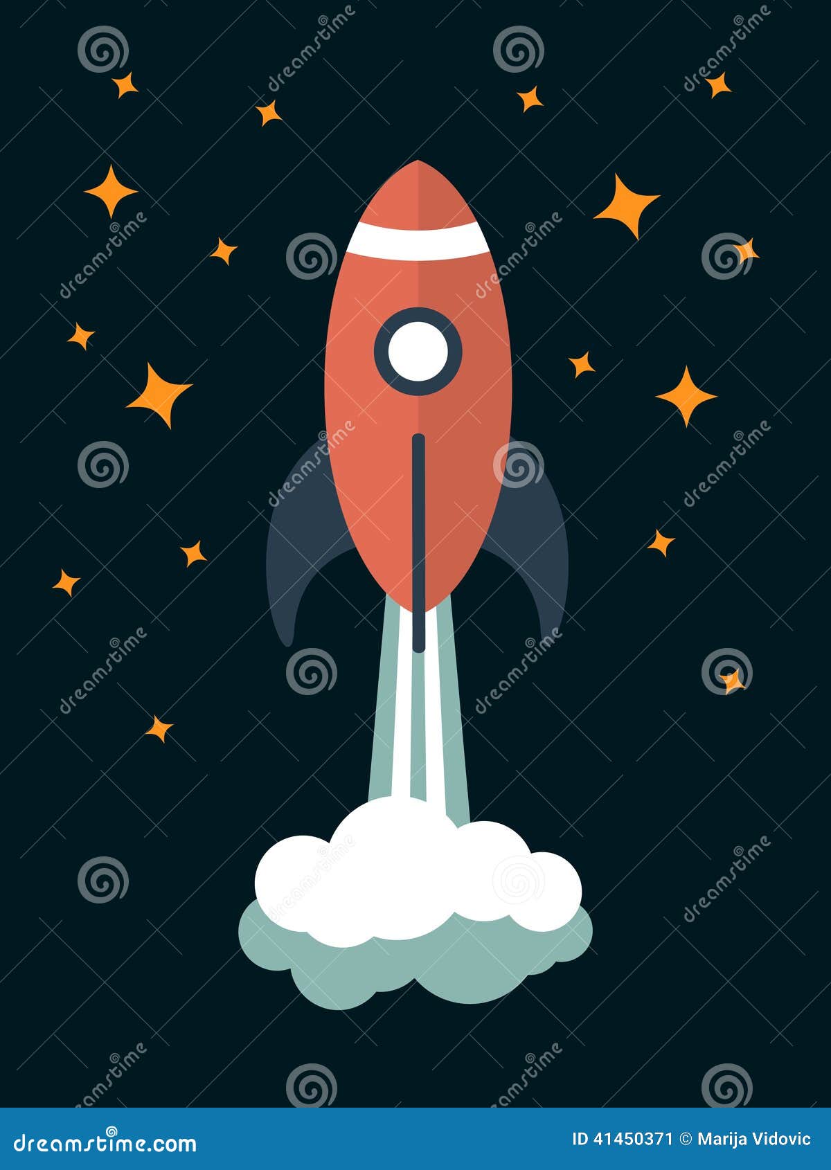 Modern Rocket Logo And Letter G. Simple Flying Rocket With Speed ...