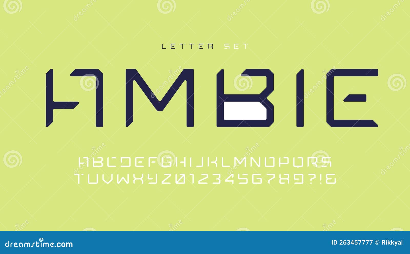 Vector Modern Sans Serif Font, Uppercase Letter Set, Alphabet ...