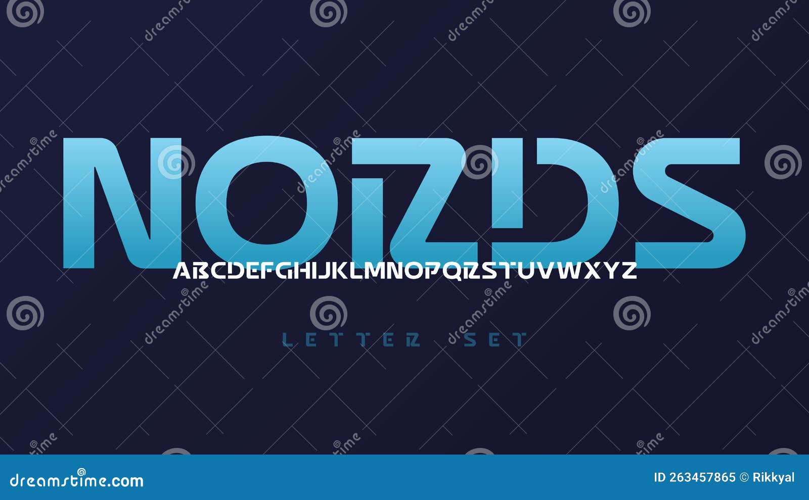 Vector Modern Sans Serif Font, Uppercase Letter Set, Alphabet ...