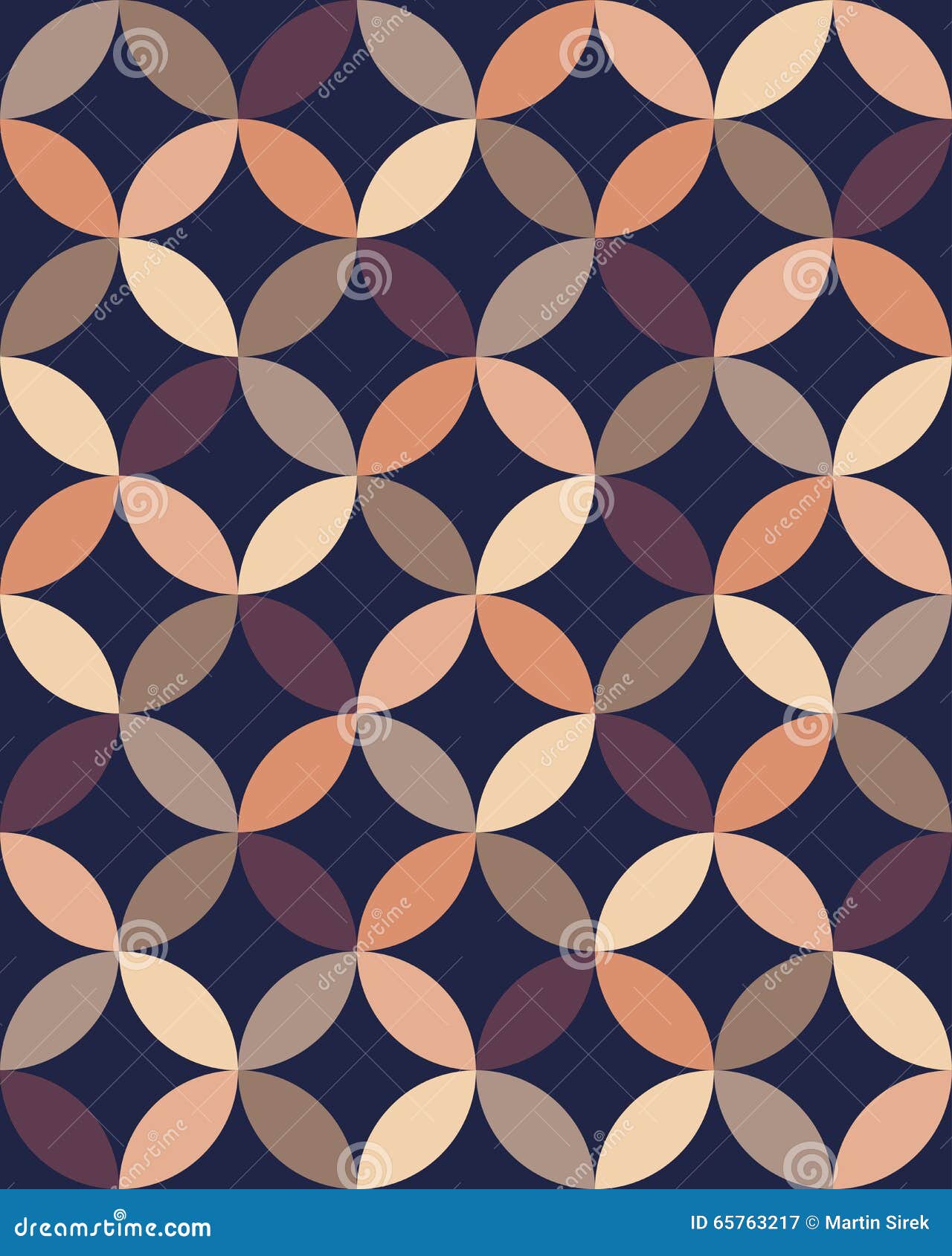 Vector Modern Seamless Colorful Geometry Overlapping Circles Pattern ... Vector Modern Seamless Colorful Geometry Overlapping Circles Pattern ...